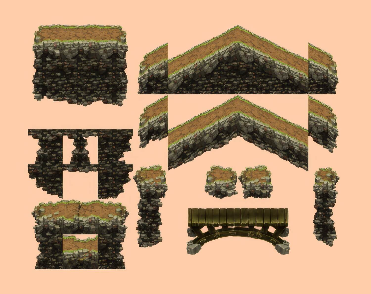 Village - Game Tileset by ludicarts