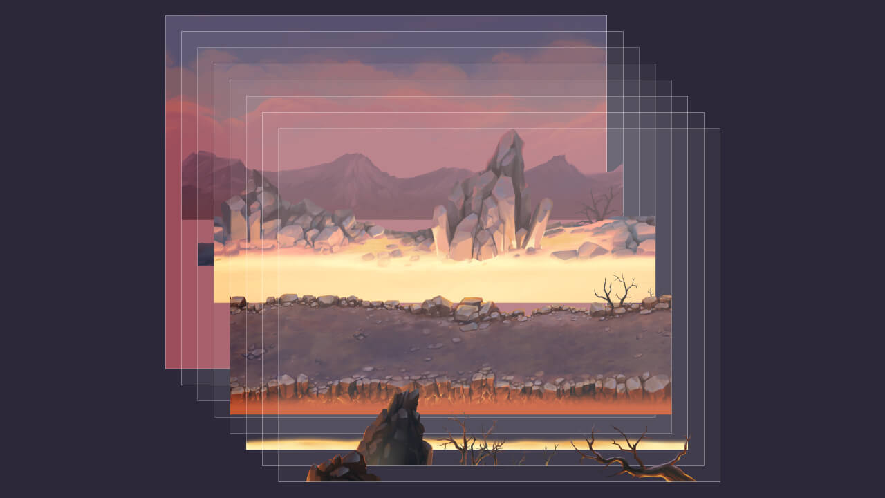 Volcano - Game Background by ludicarts