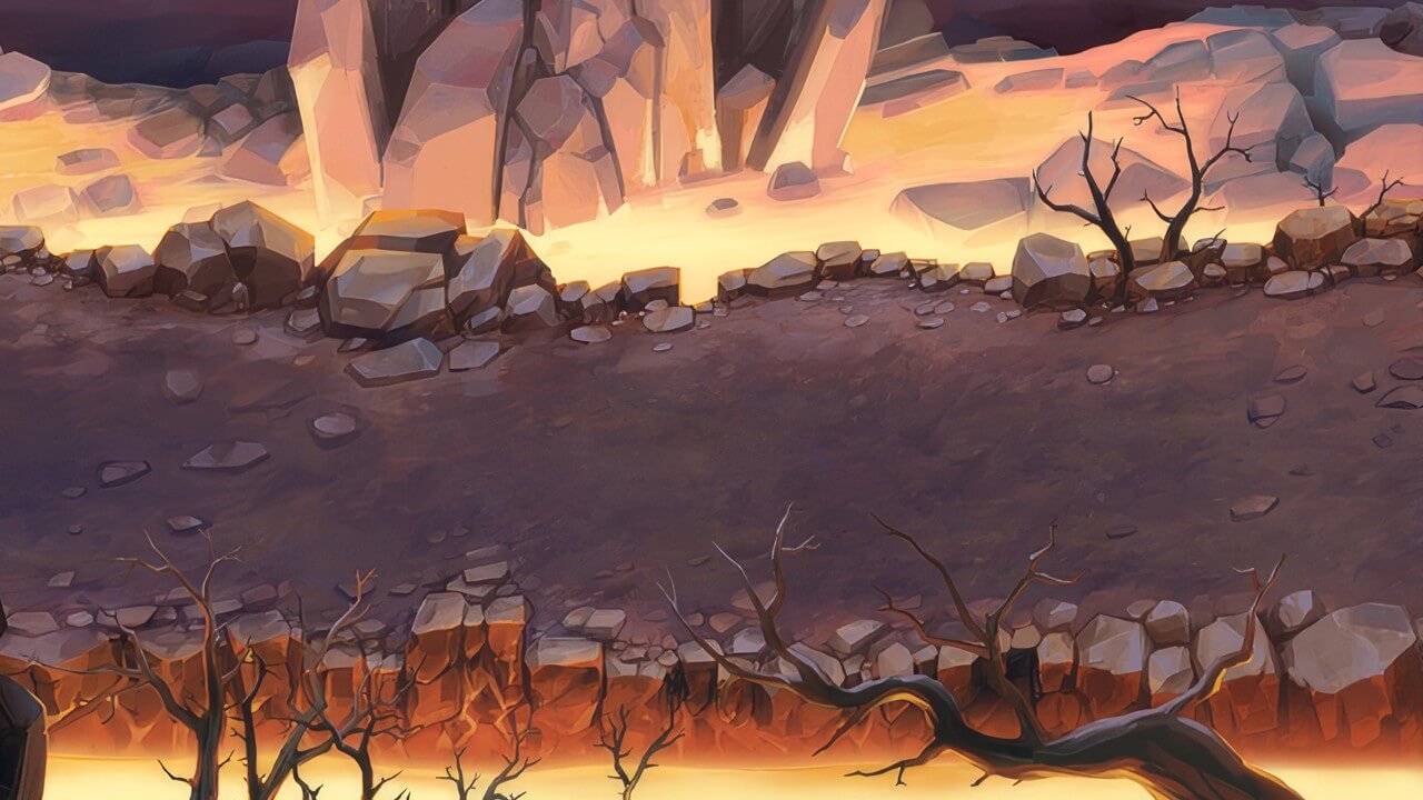 Volcano - Game Background by ludicarts