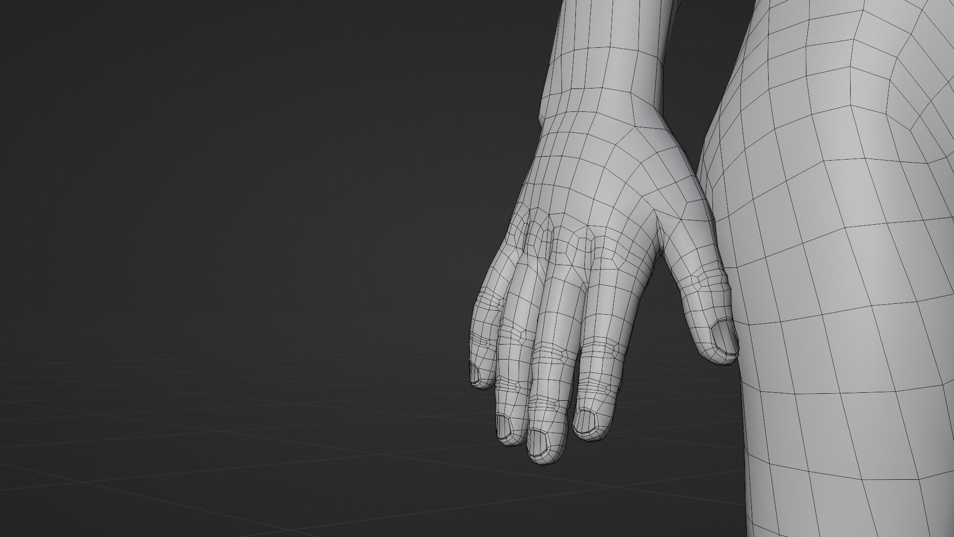 A Child in a Kimono Little Kano - 3D Model by ludmi