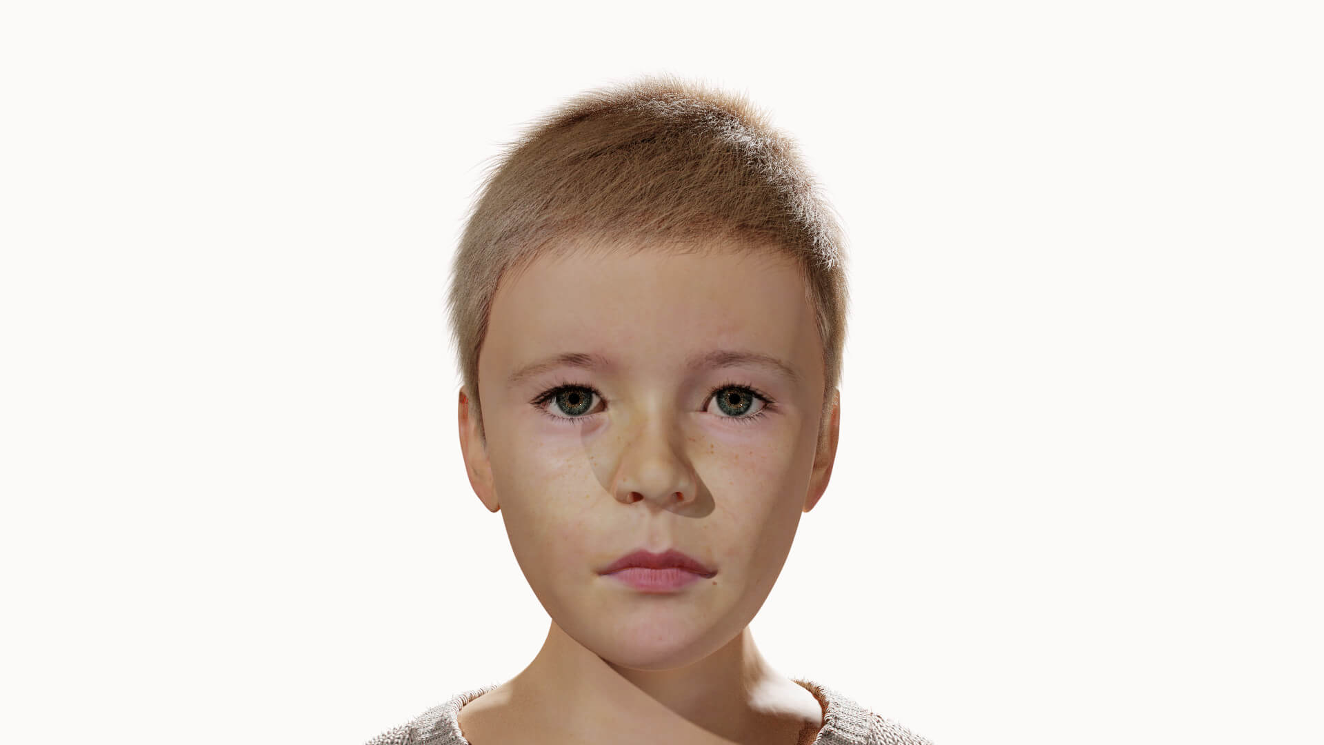 Child Character - 3D Model by ludmi