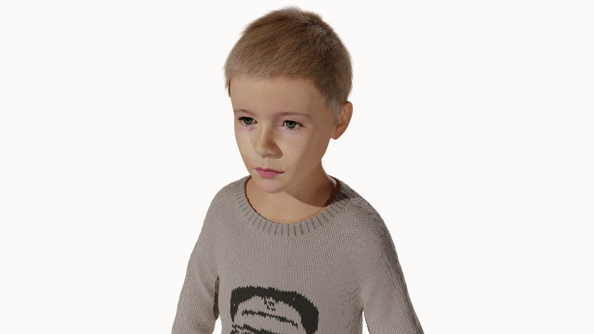 Child Character - 3D Model by ludmi