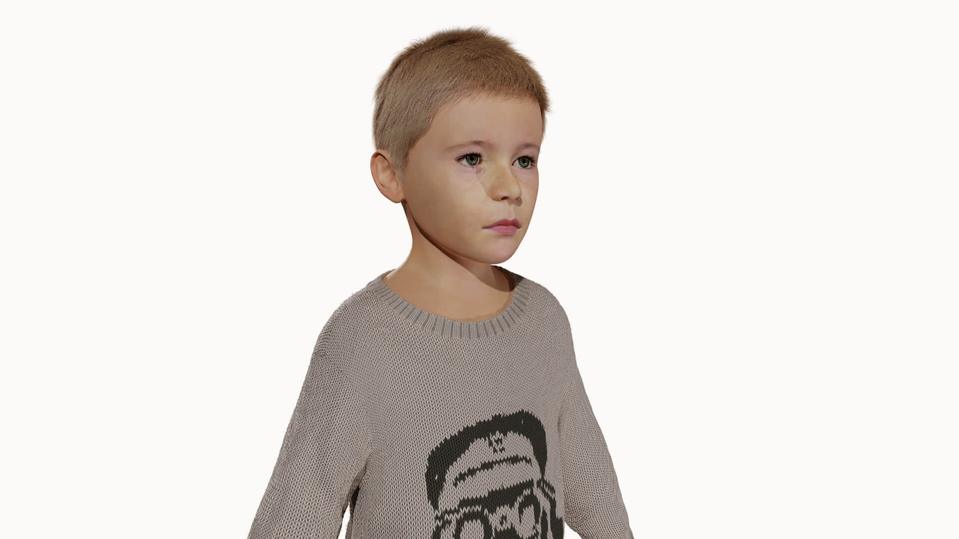 Child Character - 3D Model by ludmi