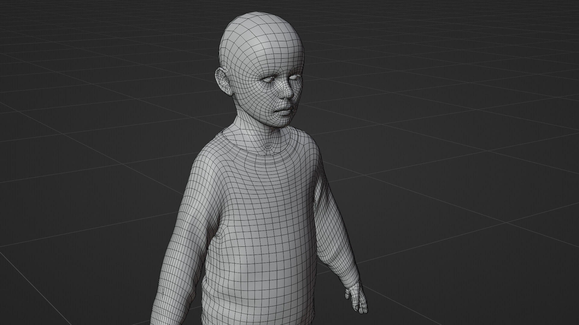 Child Character - 3D Model by ludmi