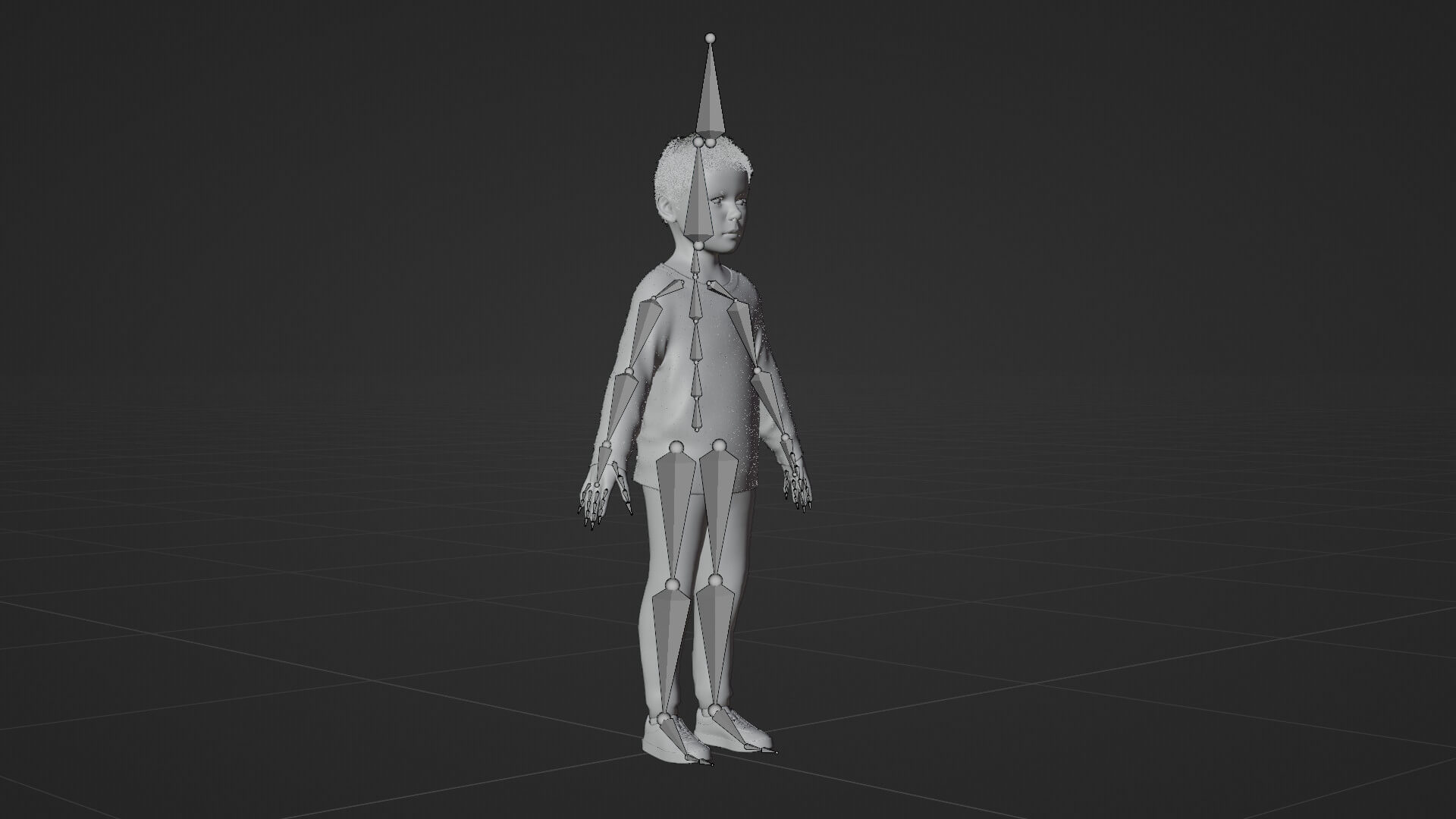 Child Character - 3D Model by ludmi
