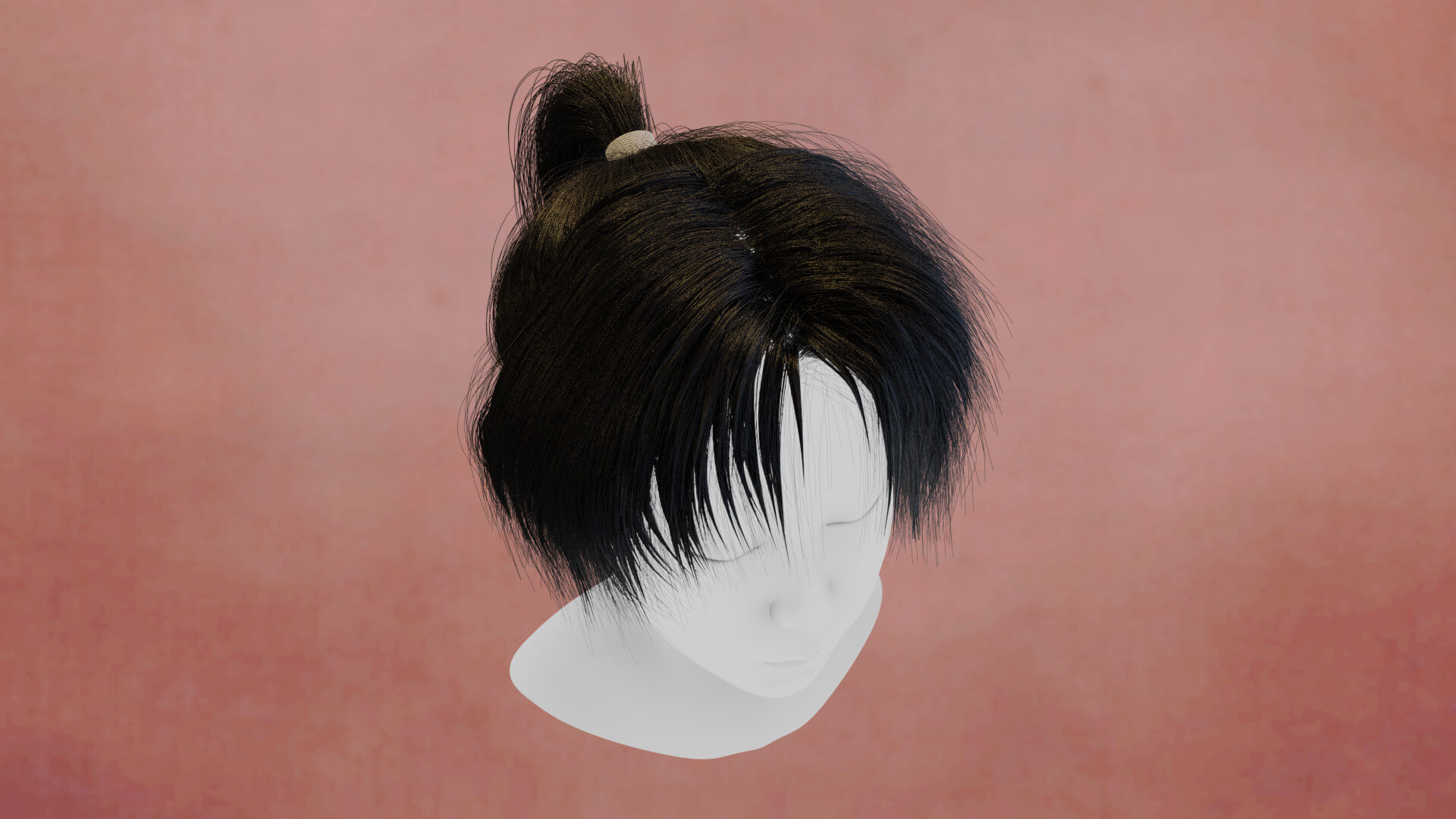 Hair Kano - 3D Model by ludmi