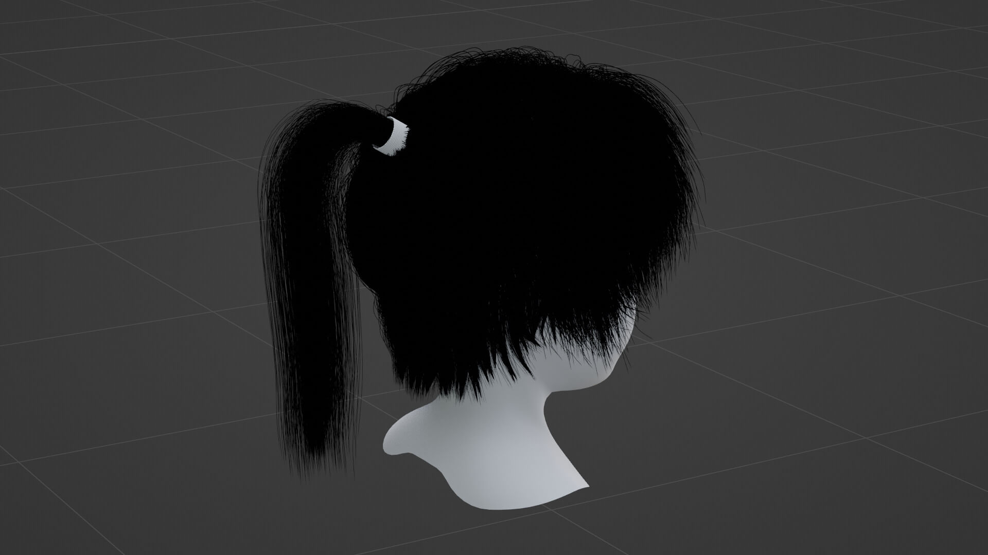Hair Kano - 3D Model by ludmi