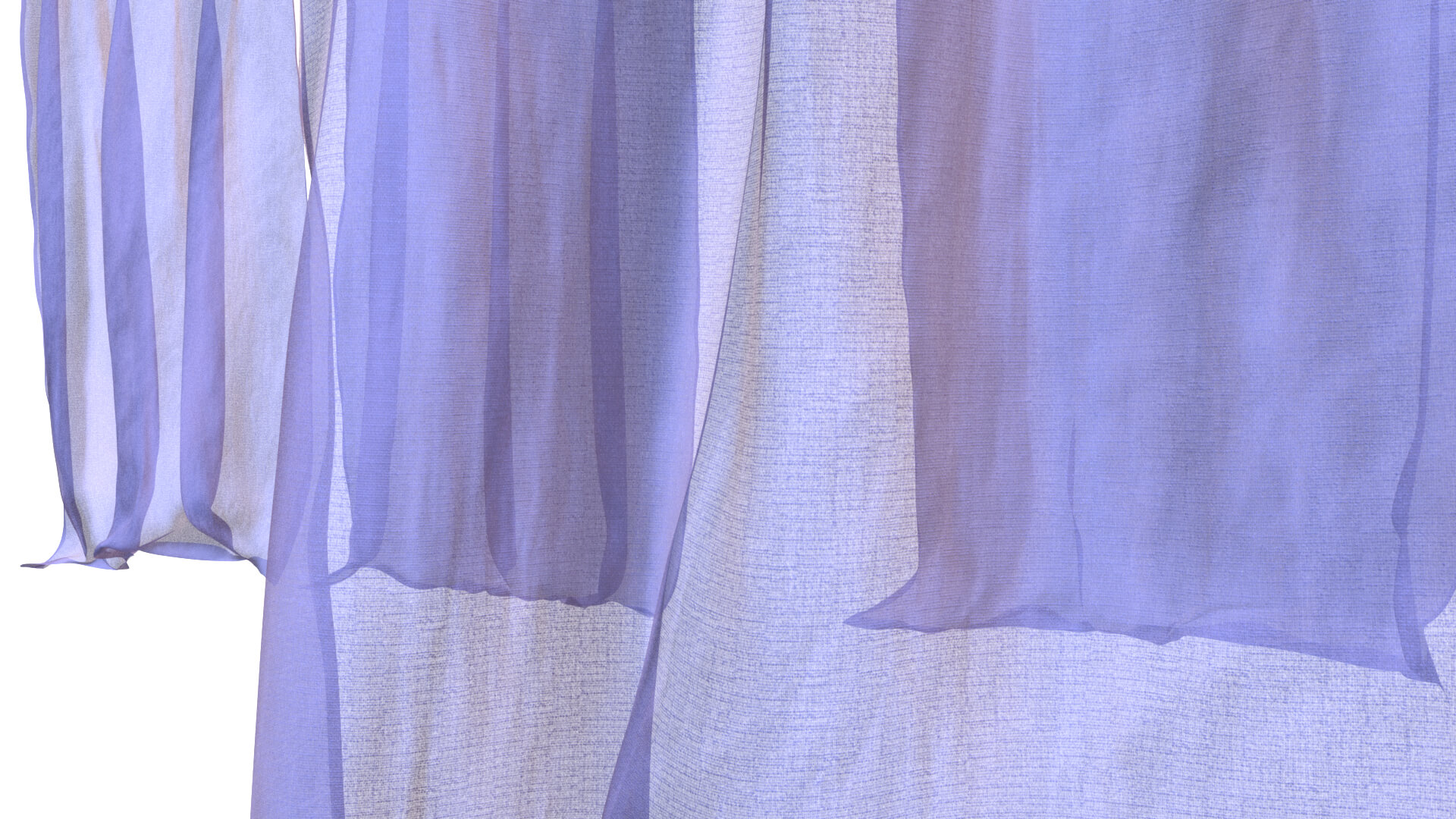 Sheer Curtains - 3D Model by ludmi