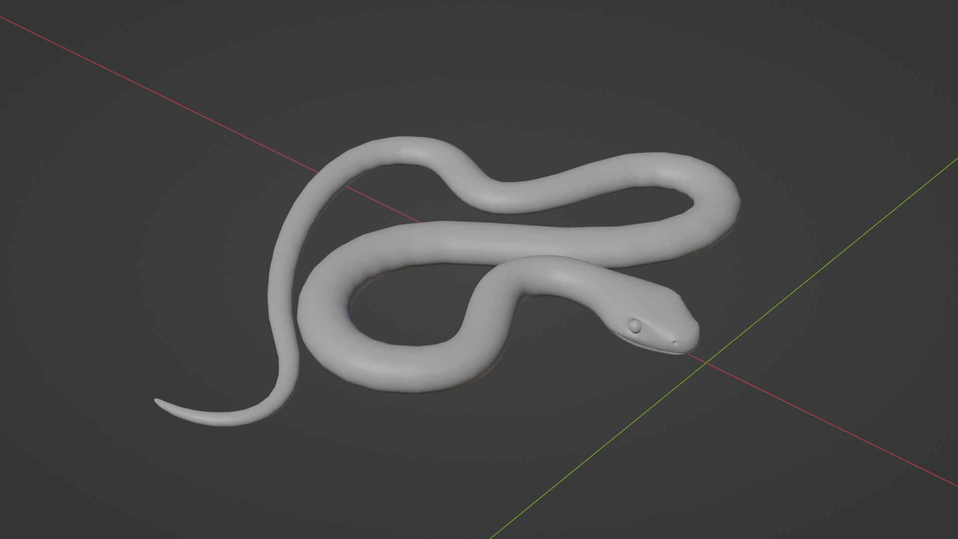 Snake Procedural - 3D Model by ludmi