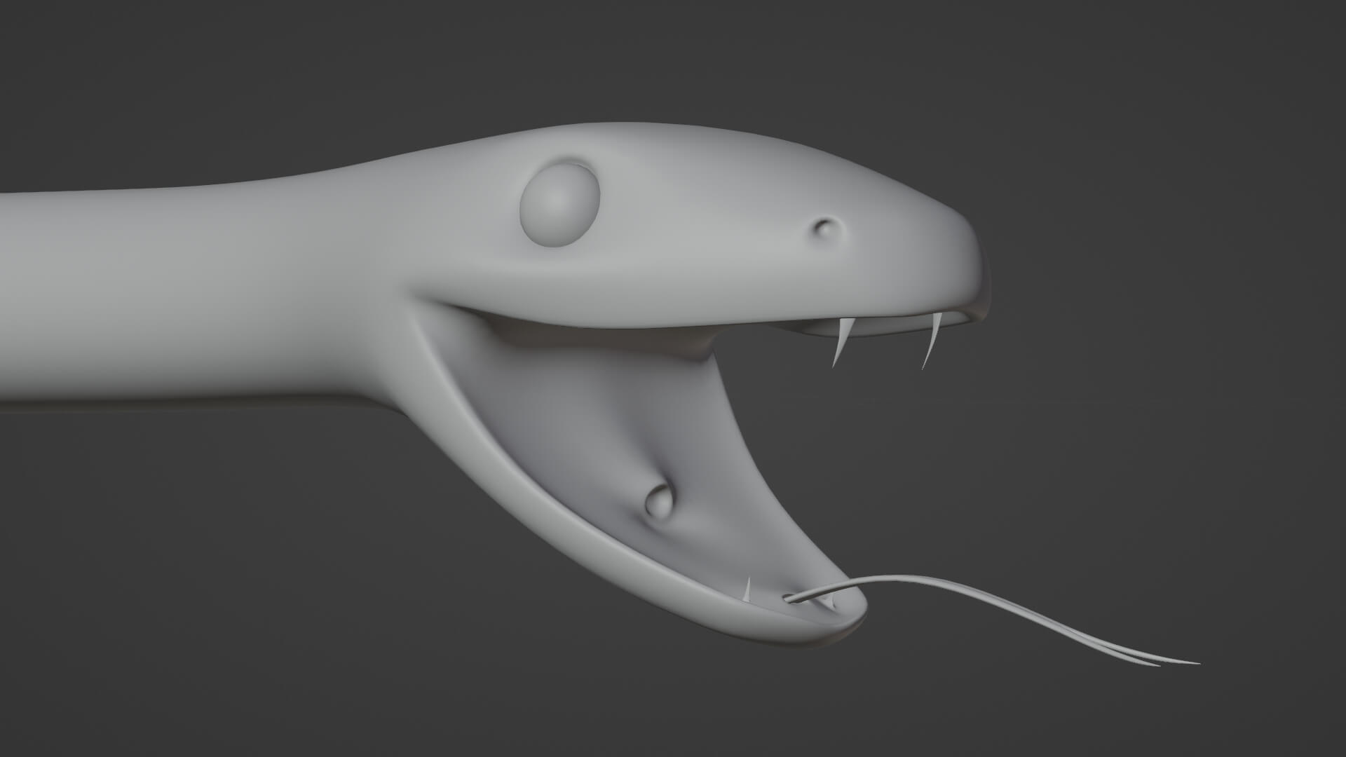 Snake Procedural - 3D Model by ludmi