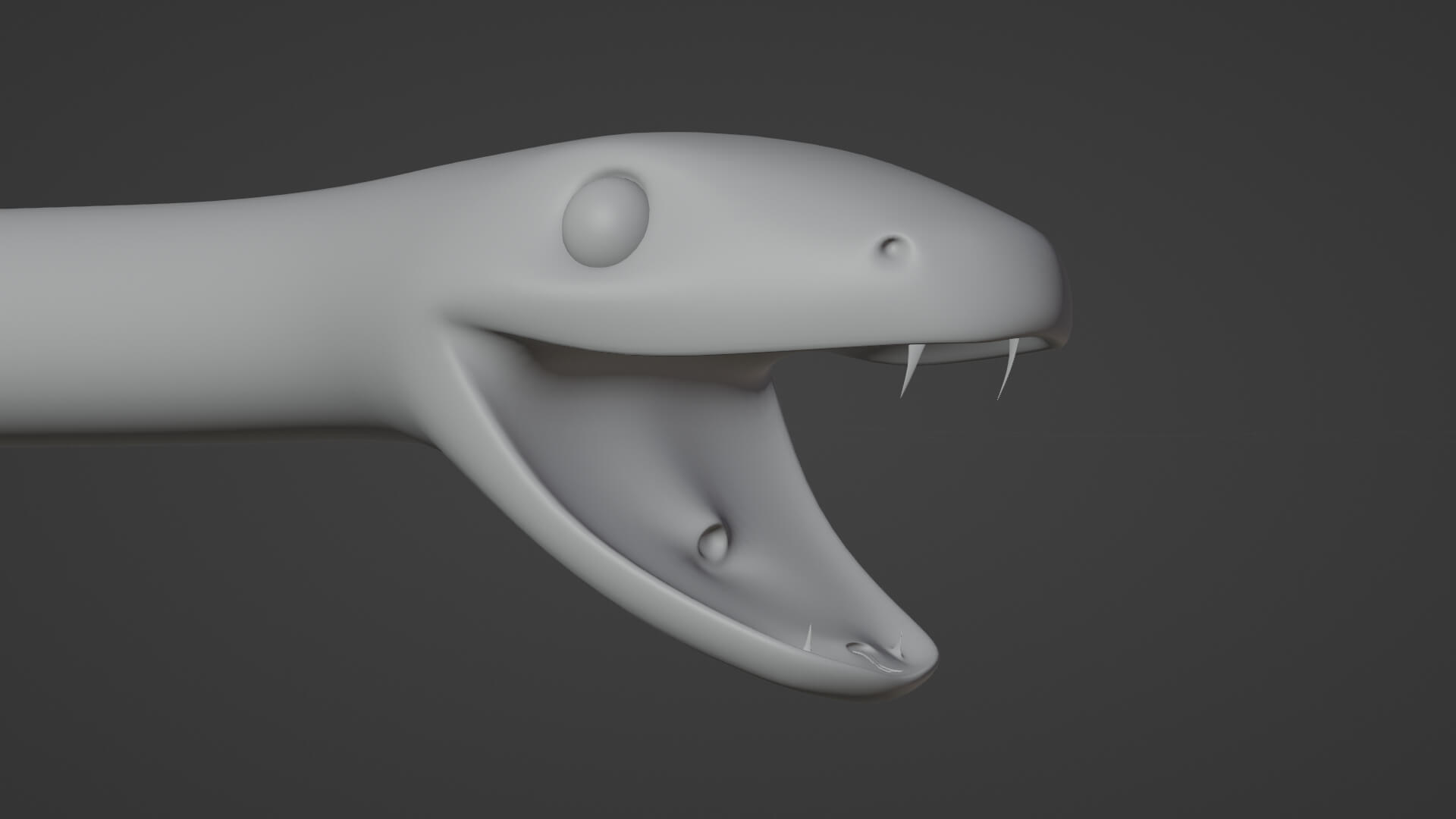 Snake Procedural - 3D Model by ludmi