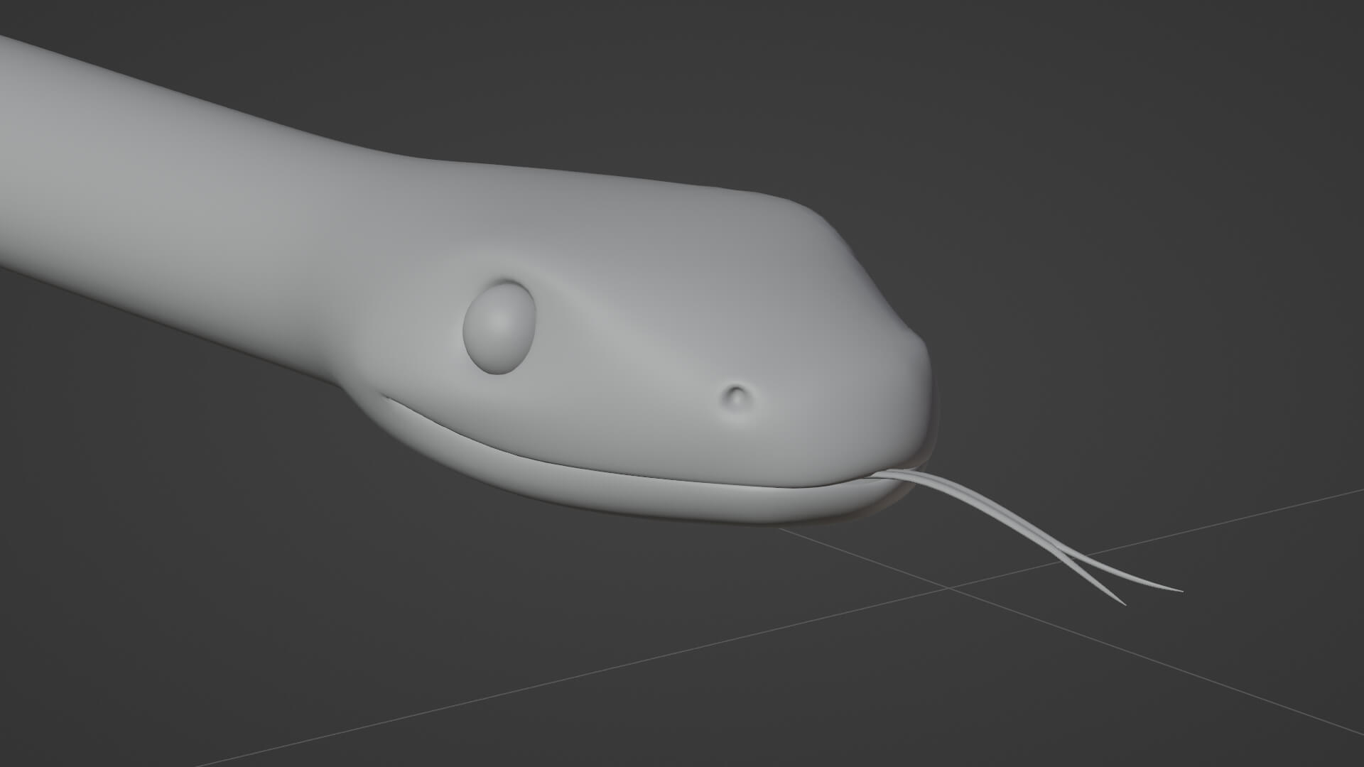 Snake Procedural - 3D Model by ludmi