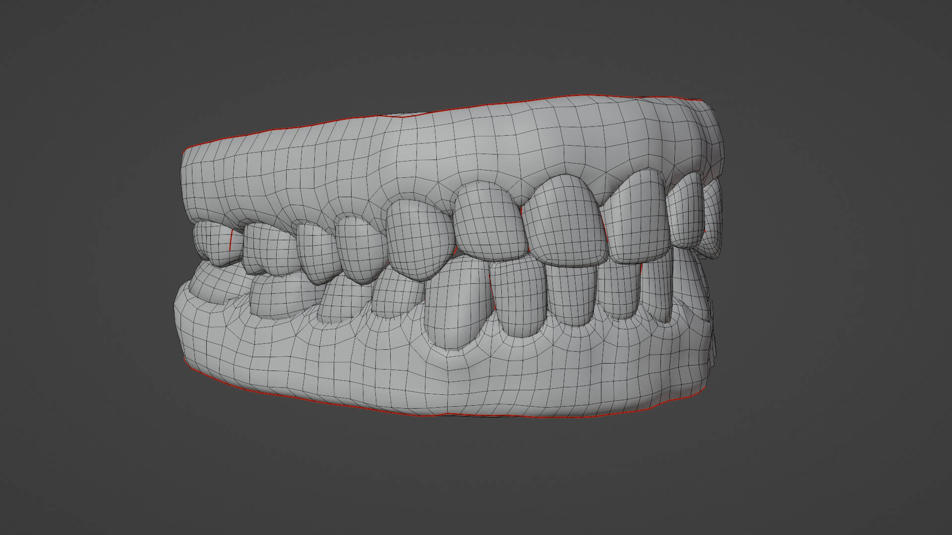 Set of Human Teeth - 3D Model by ludmi