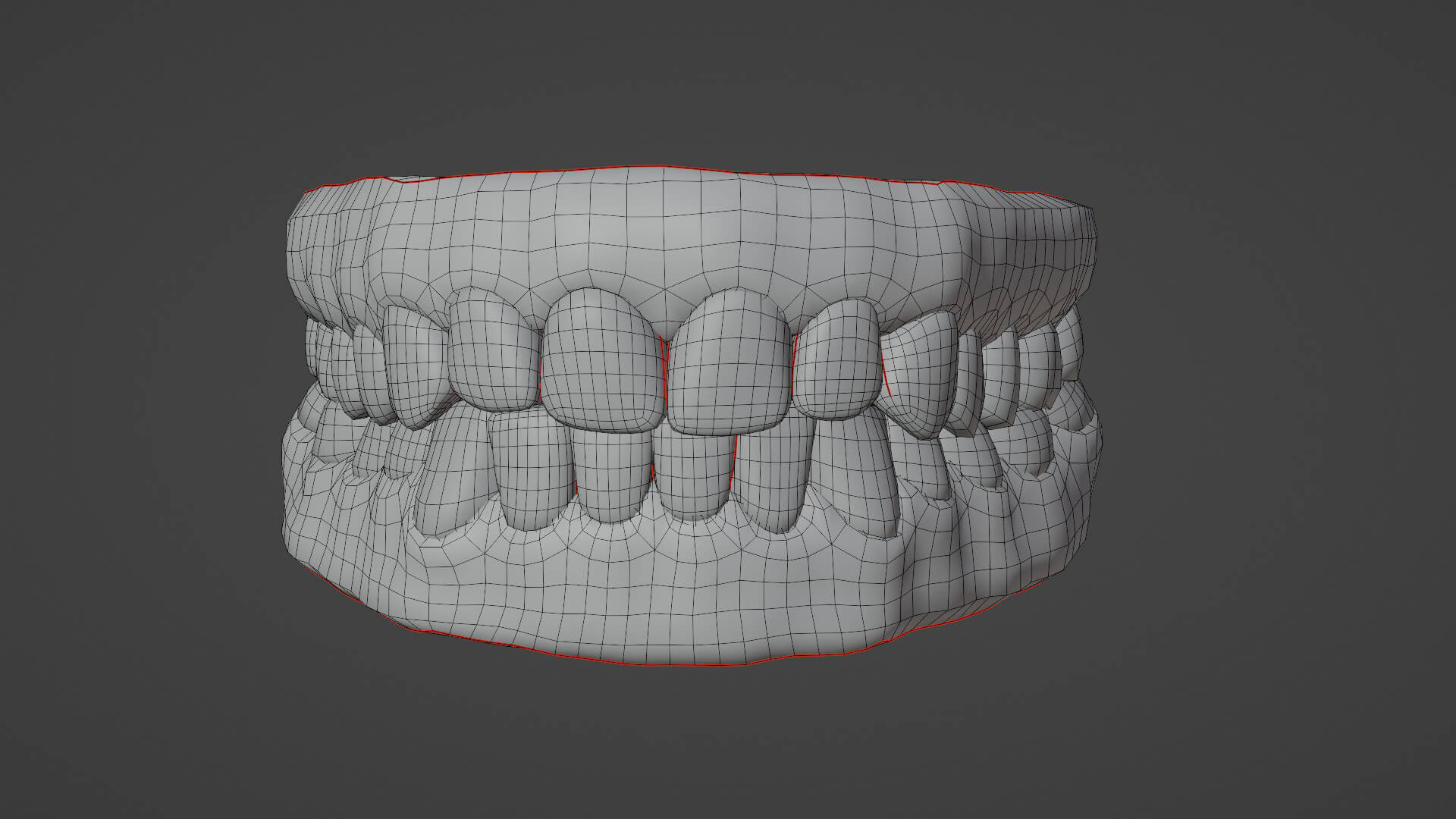 Set of Human Teeth - 3D Model by ludmi