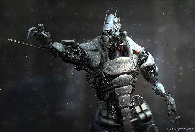 Robot 3D Render | RenderHub Gallery