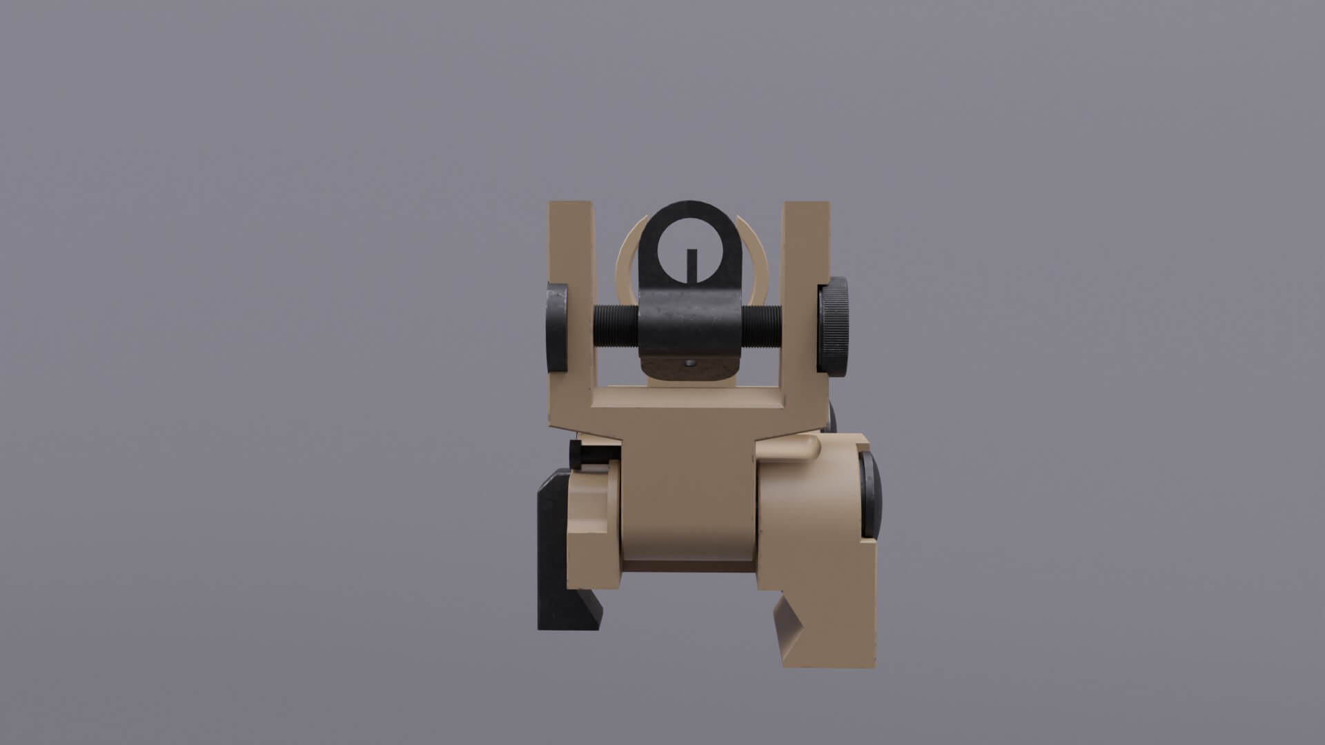 Foldable Iron Sight - 3D Model by luisbcompany