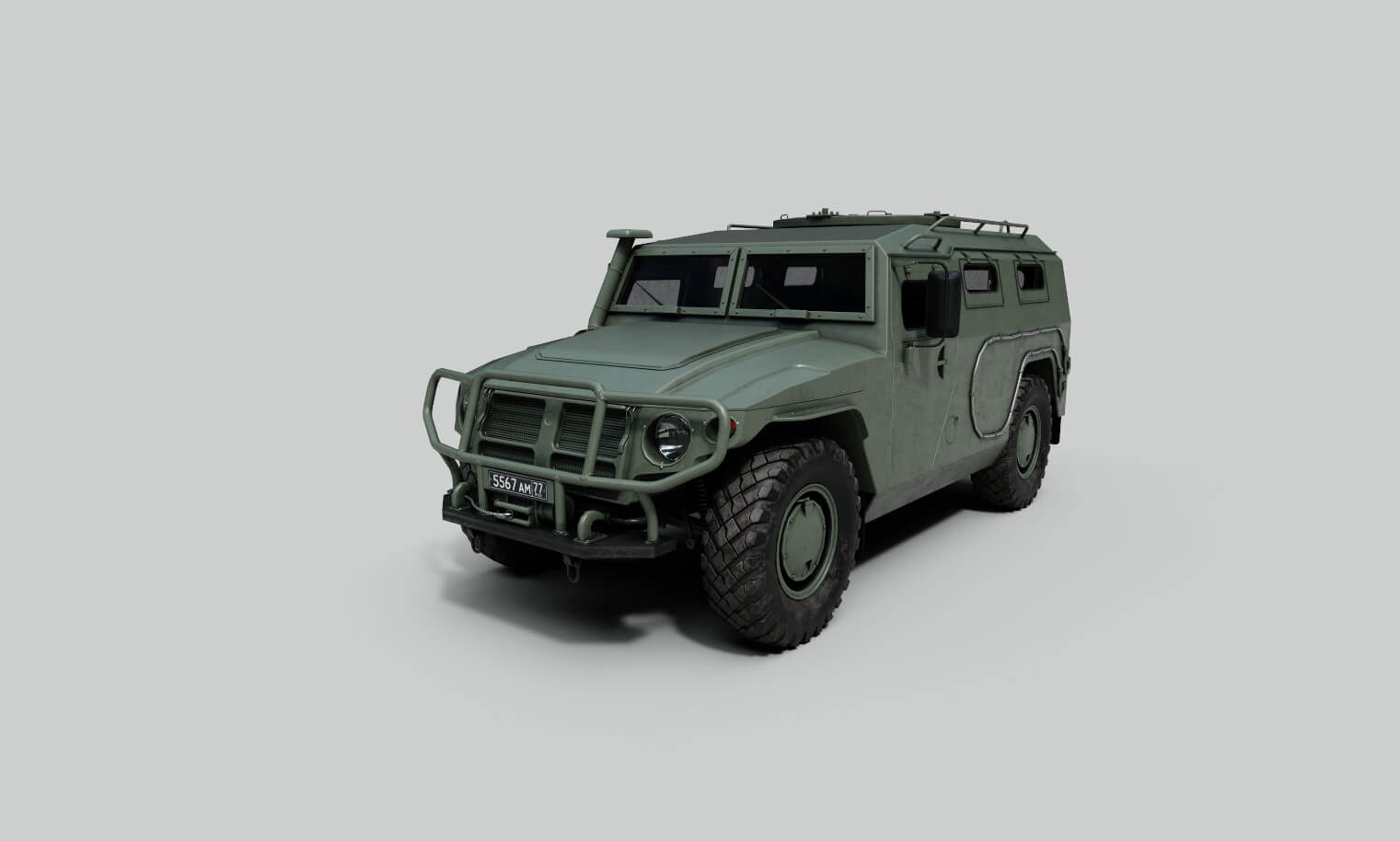 GAZ Tigr Russian Infantry Mobility Vehicle - 3D Model by luisbcompany
