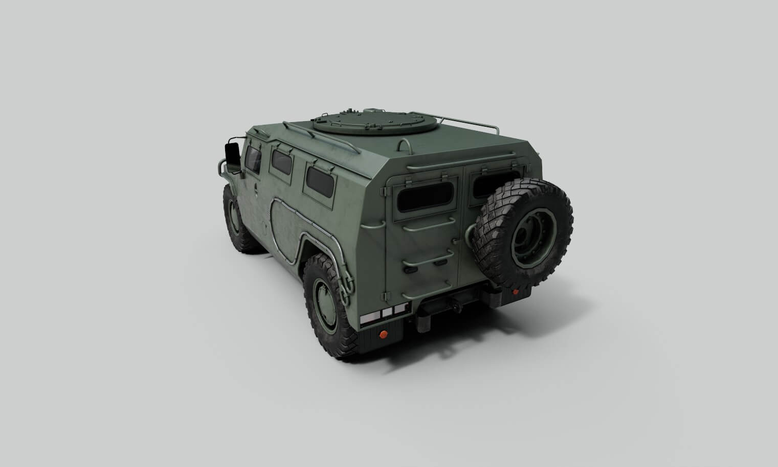 GAZ Tigr Russian Infantry Mobility Vehicle - 3D Model by luisbcompany