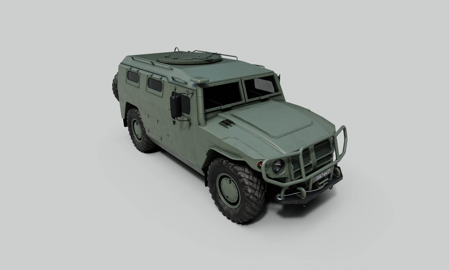 GAZ Tigr Russian Infantry Mobility Vehicle - 3D Model by luisbcompany
