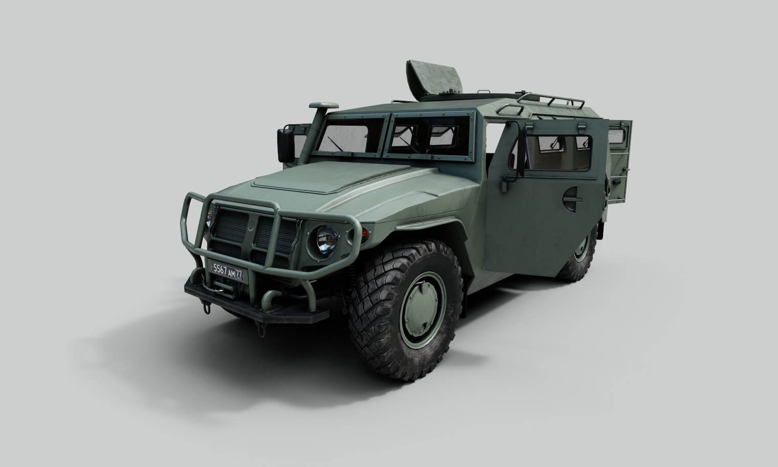GAZ Tigr Russian Infantry Mobility Vehicle - 3D Model by luisbcompany
