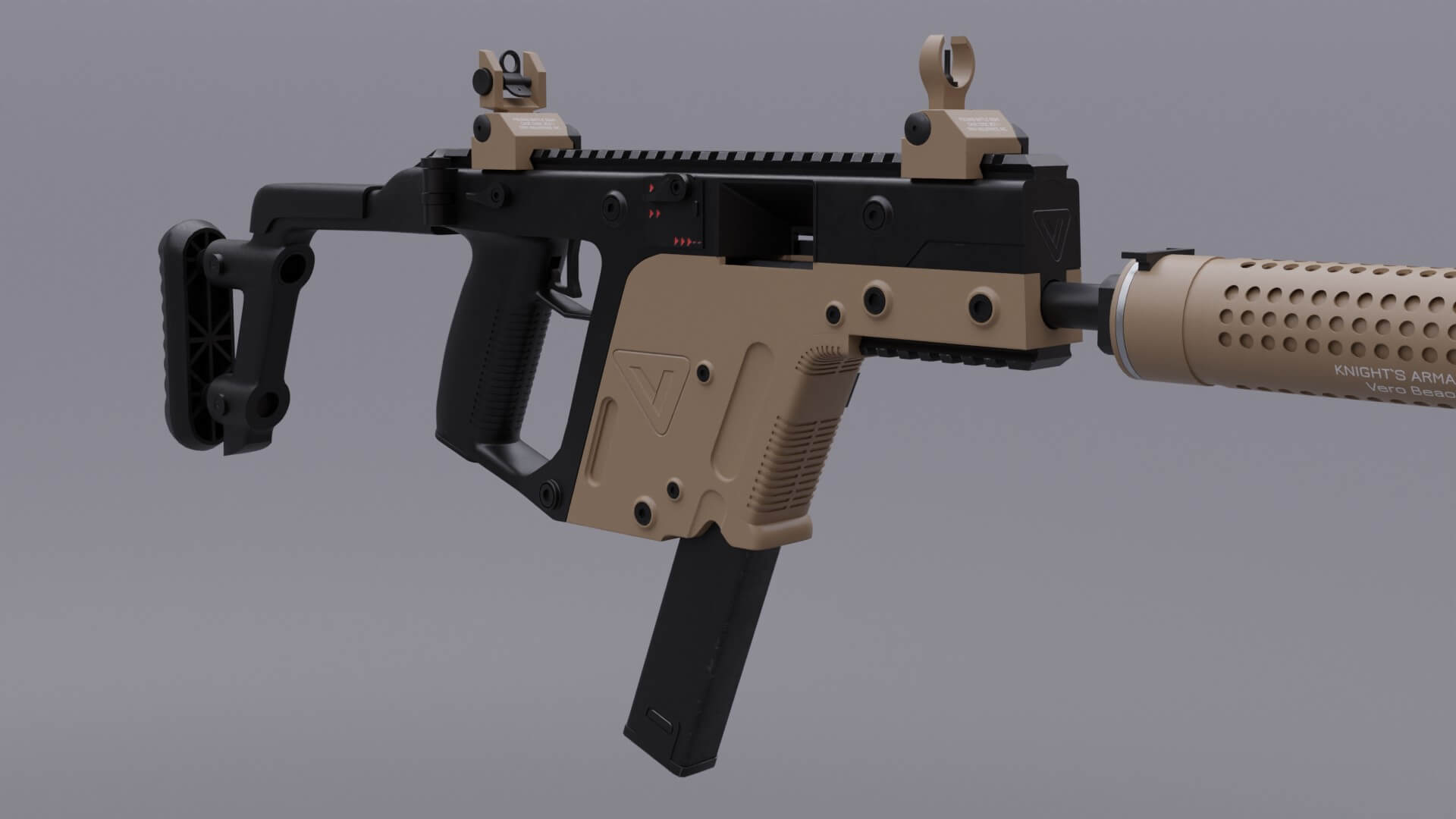 Kriss Vector Submachine Gun - 3D Model by luisbcompany