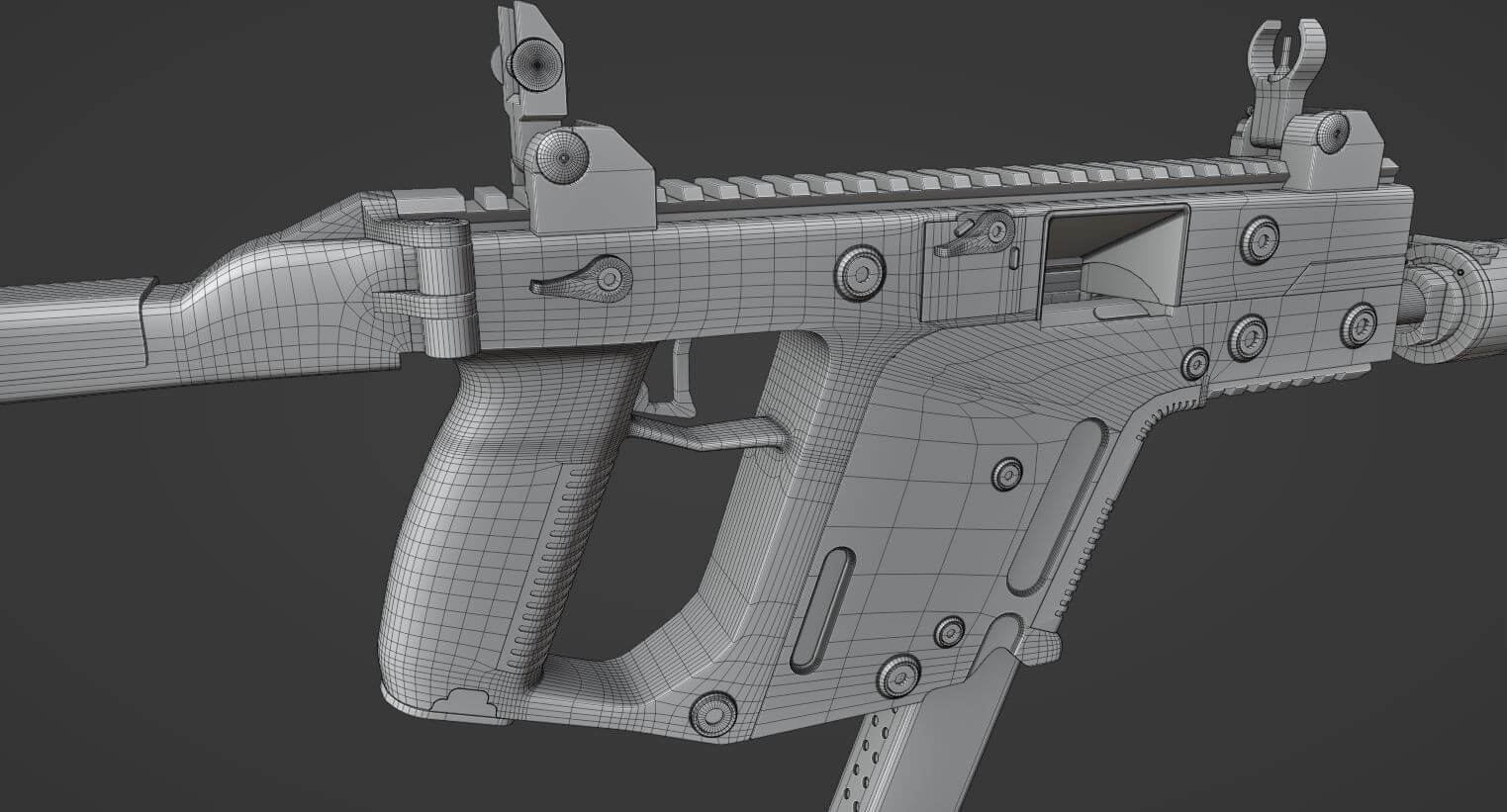Kriss Vector Submachine Gun - 3D Model by luisbcompany