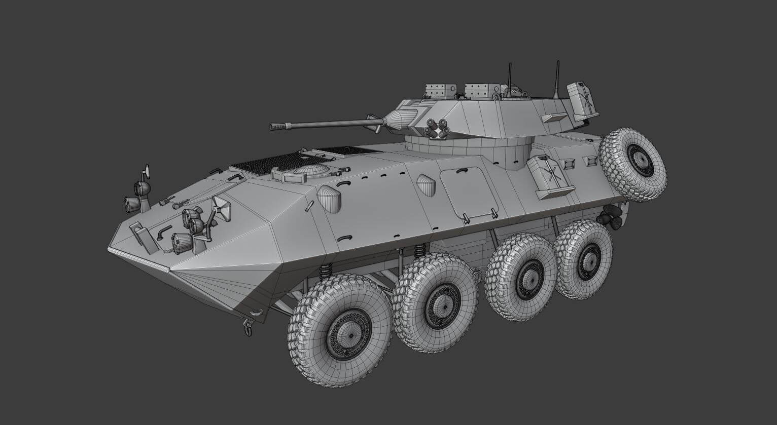 LAV 25 US Army Light Armoured Vehicle - 3D Model by luisbcompany