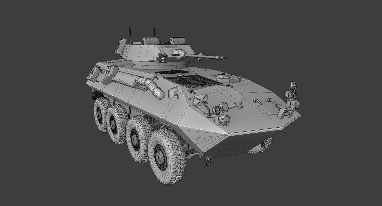 LAV 25 US Army Light Armoured Vehicle - 3D Model by luisbcompany