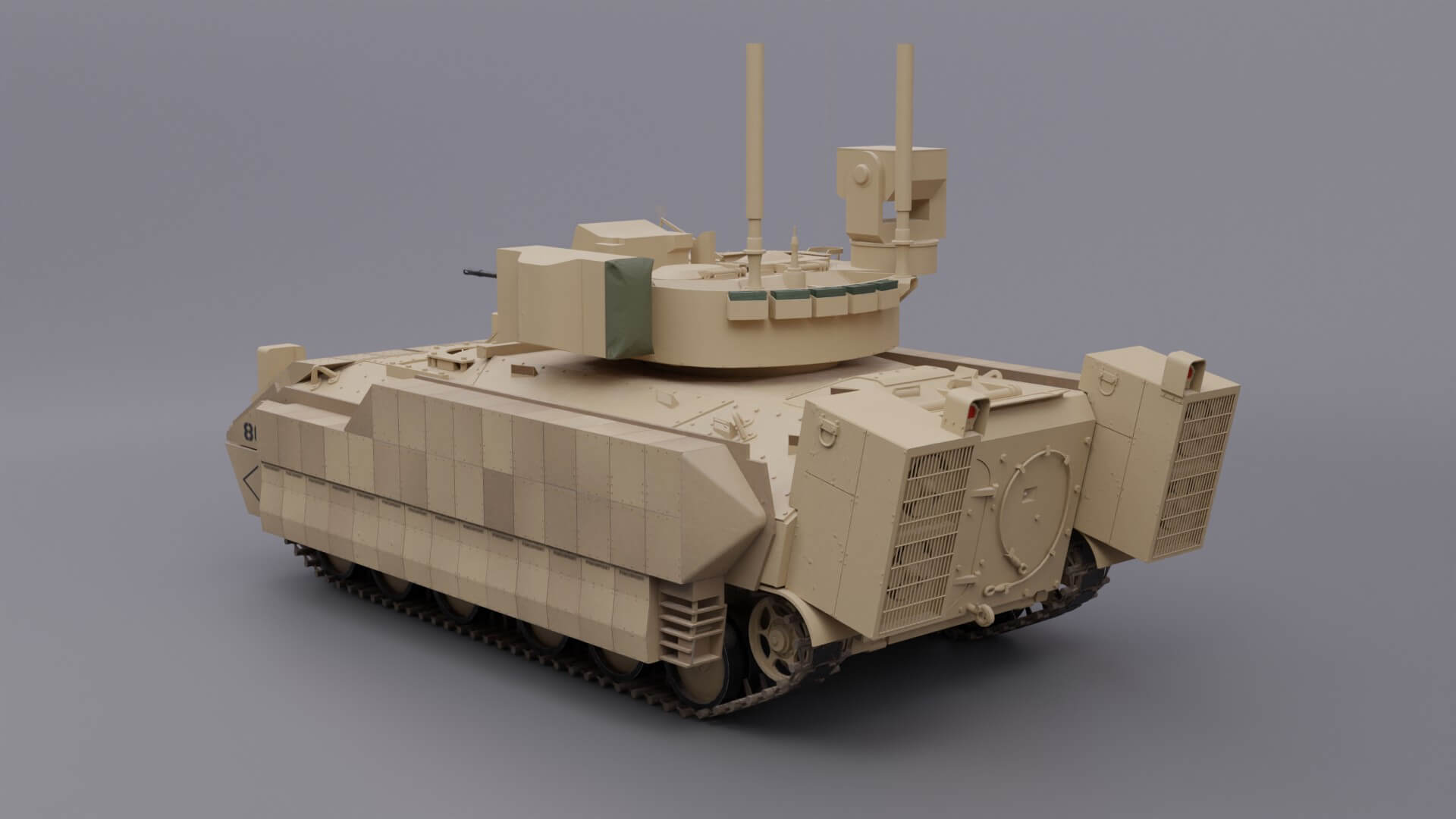 M2A3 Bradley BUSK III IFV - 3D Model by luisbcompany