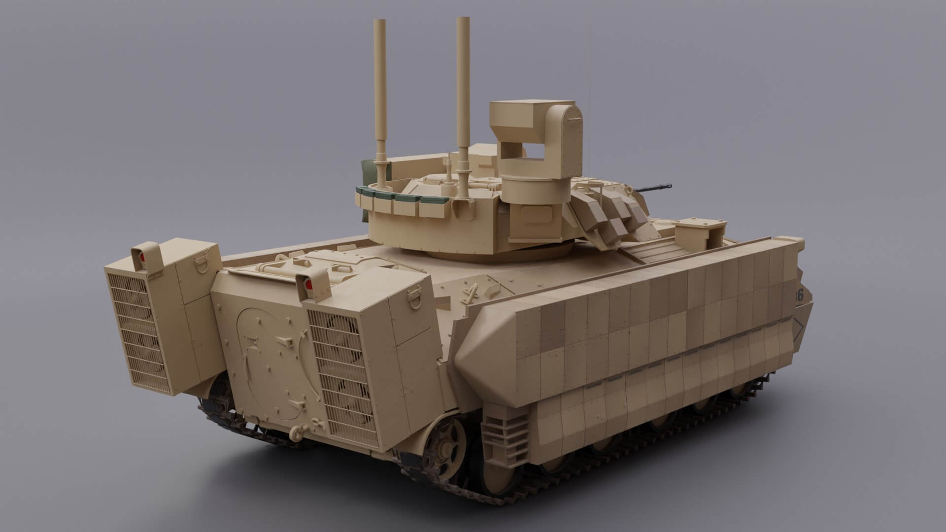 M2A3 Bradley BUSK III IFV - 3D Model by luisbcompany