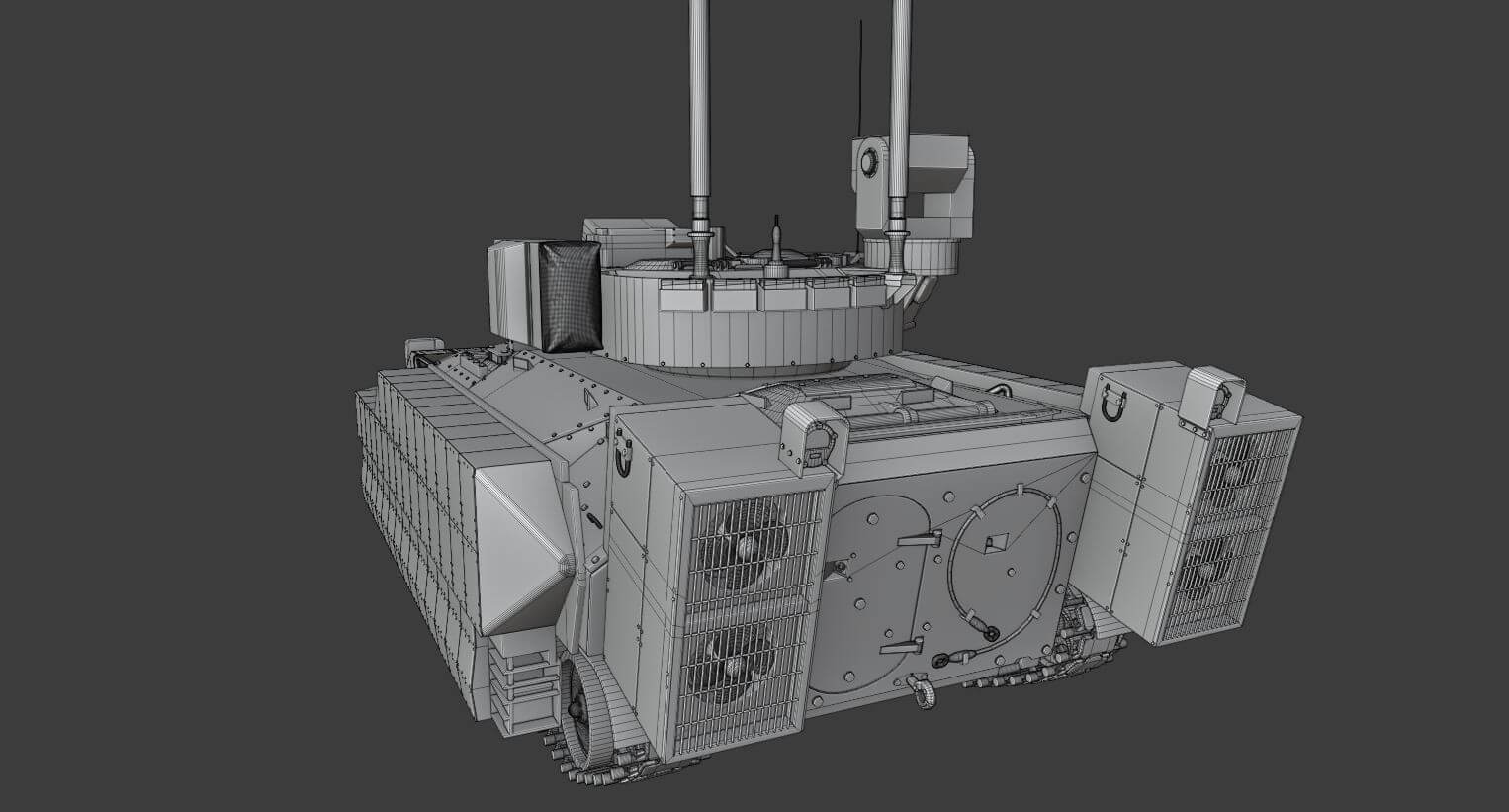 M2A3 Bradley BUSK III IFV - 3D Model by luisbcompany