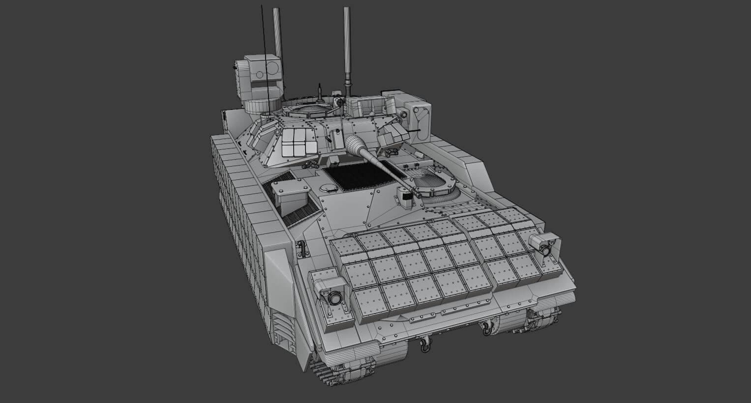 M2A3 Bradley BUSK III IFV - 3D Model by luisbcompany