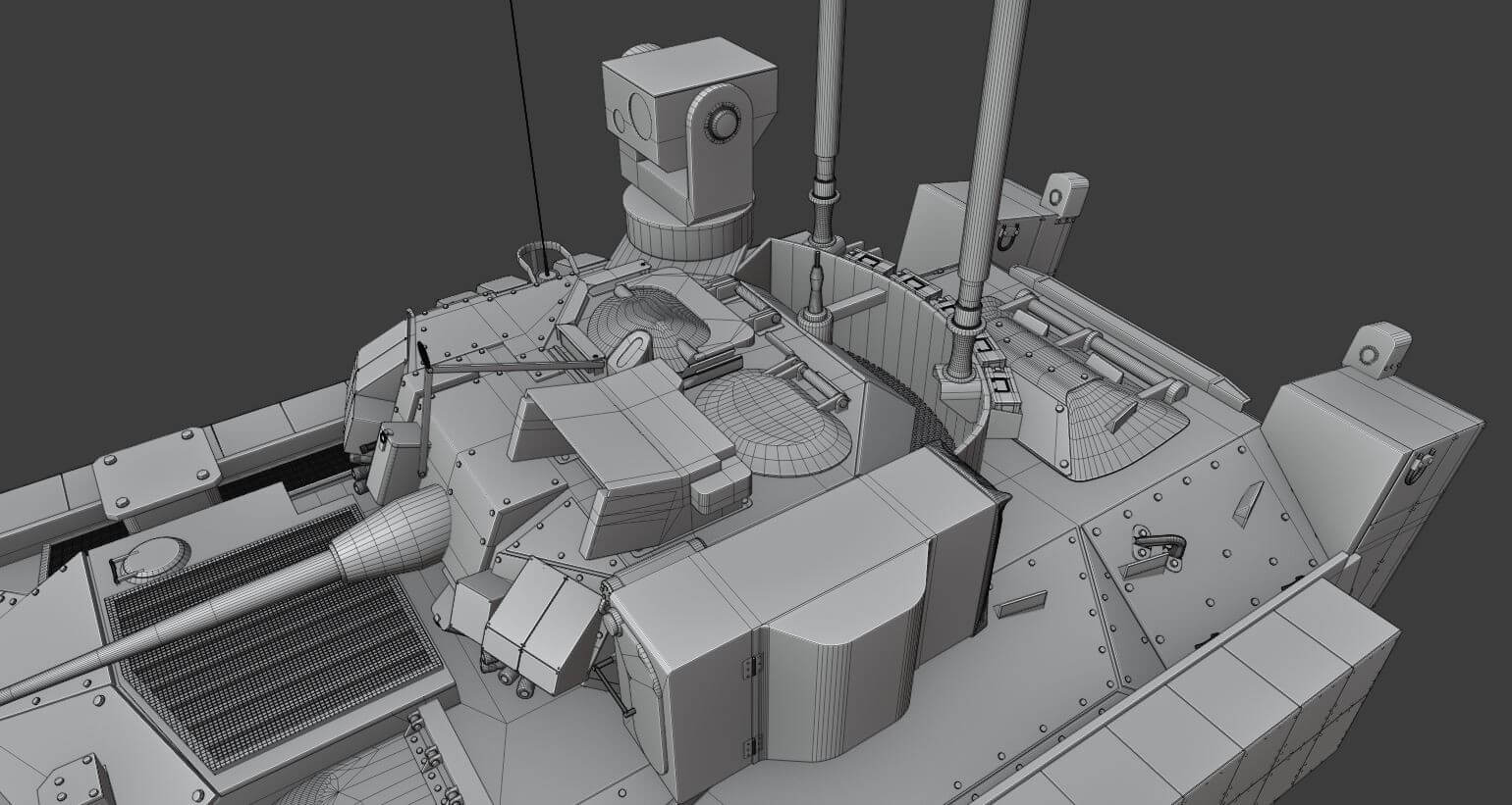 M2A3 Bradley BUSK III IFV - 3D Model by luisbcompany