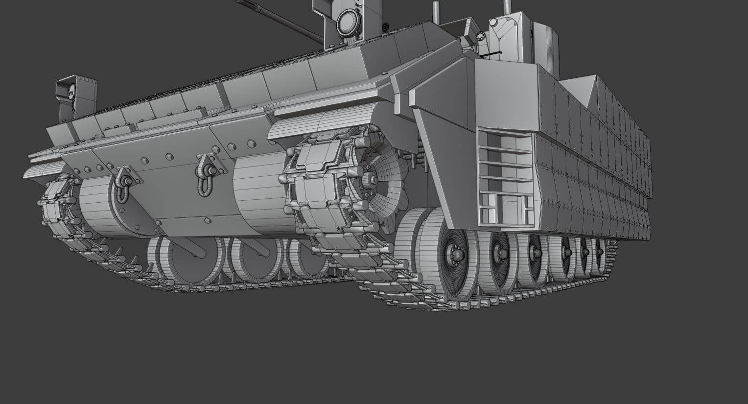 M2A3 Bradley BUSK III IFV - 3D Model by luisbcompany