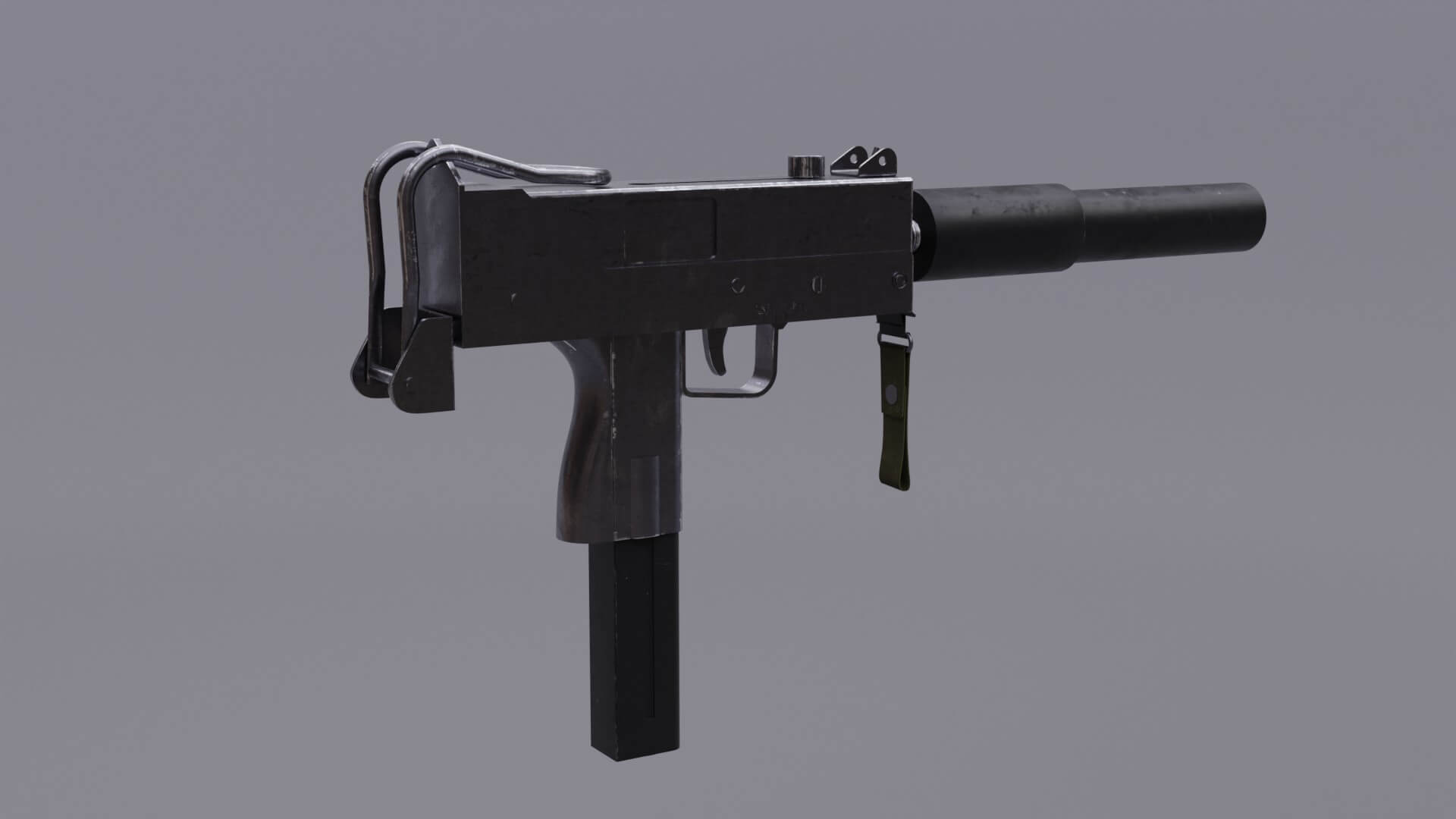 MAC 10 Submachine Gun - Free 3D Model by luisbcompany