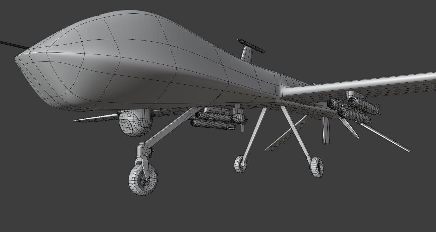 MQ-1 Drone Predator 3D Model by luisbcompany