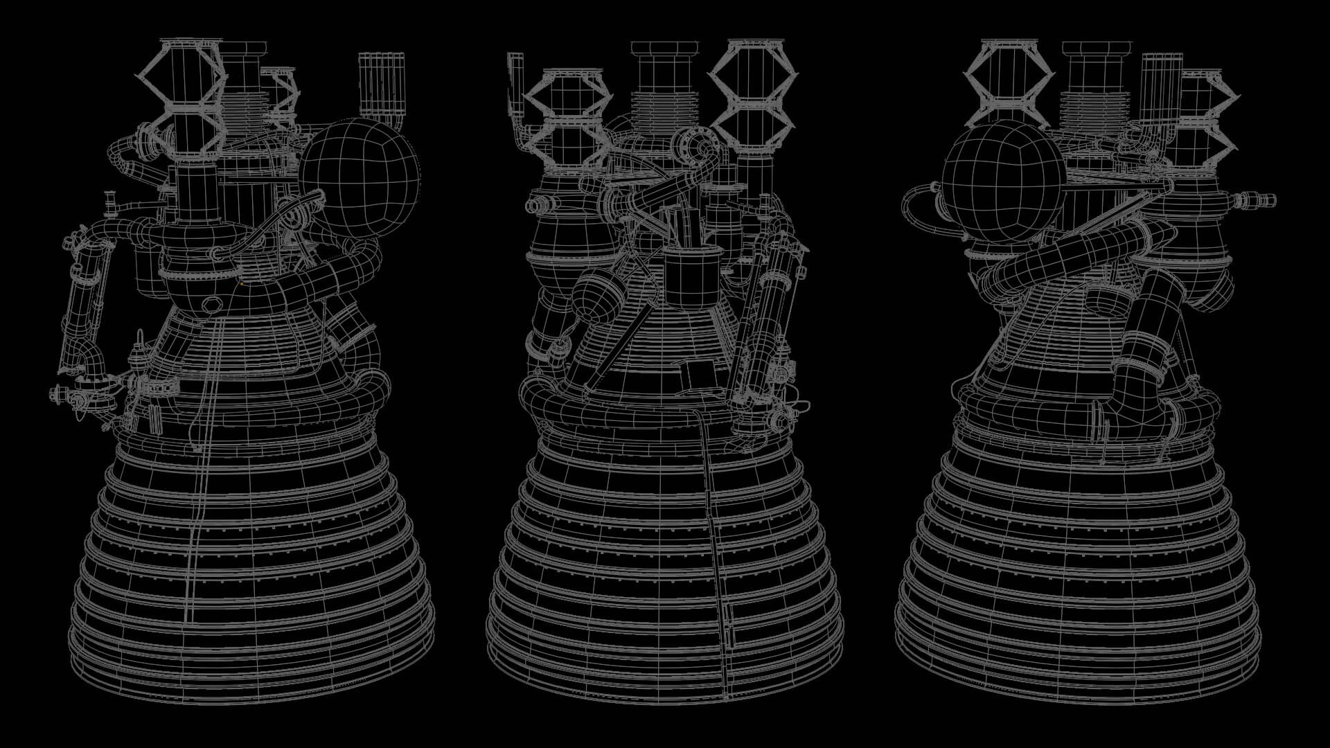 J-2 Rocket Engine 3D Model by LukaDT