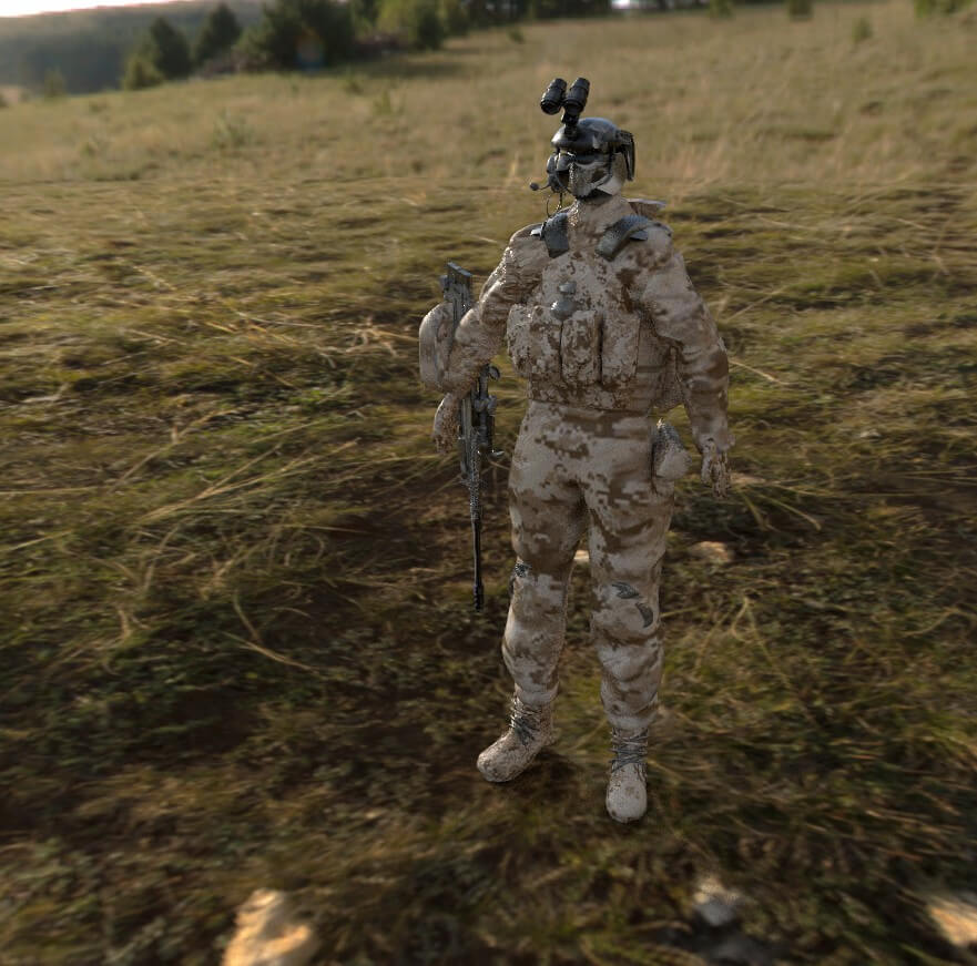 SoldierX 3D Render, Digital Art by Lukke88