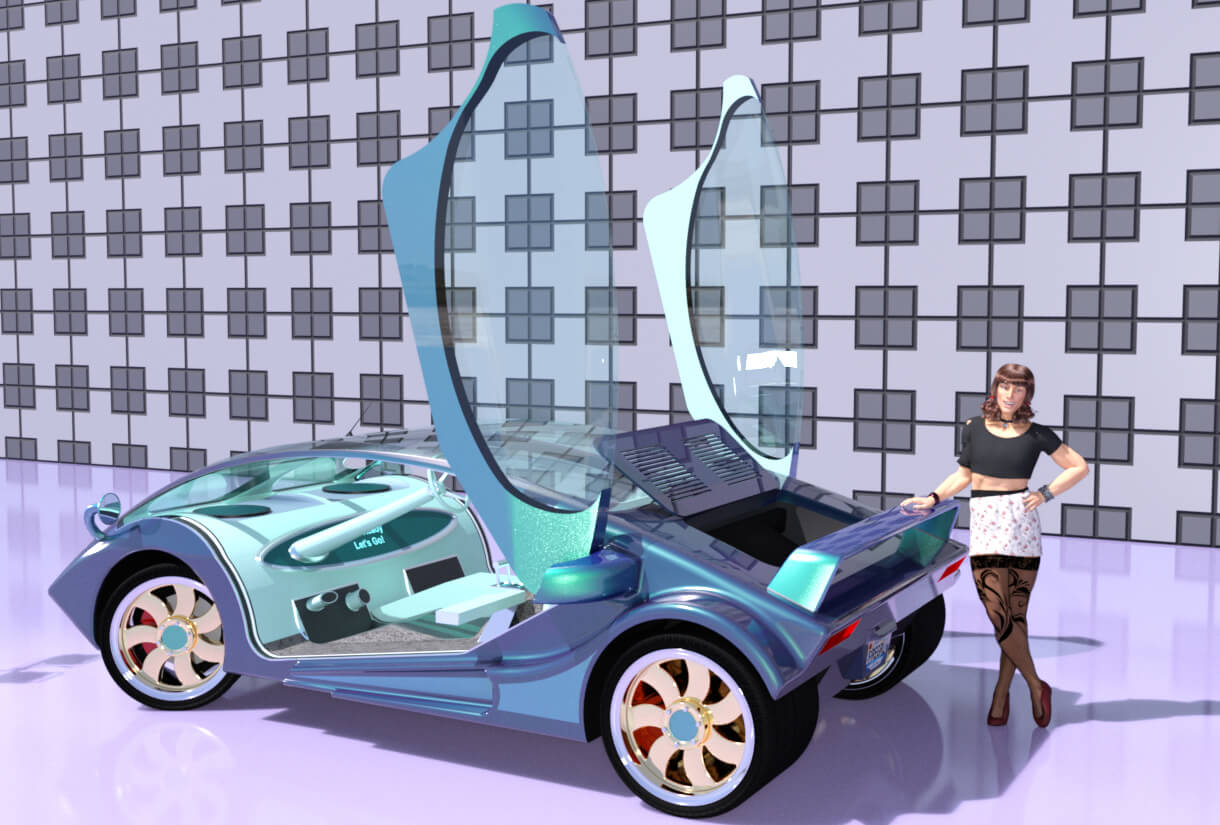 Car, De Ridder, Quail, V1 - Free 3D Model by lukon