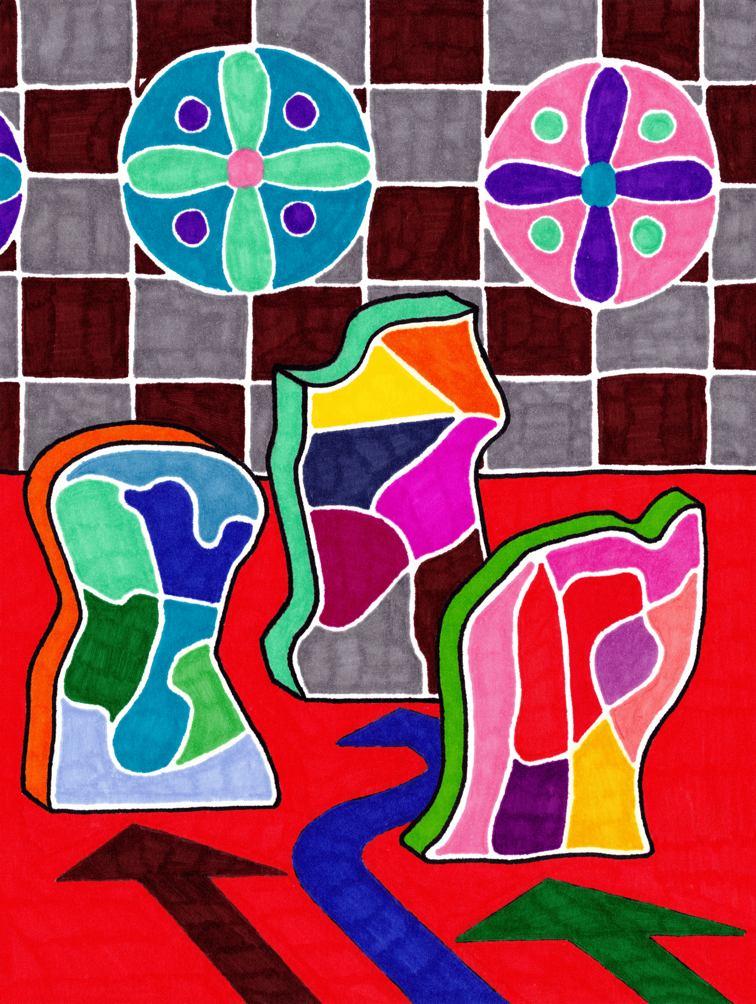 3 Blisks 3D Render, Digital Art by lukon