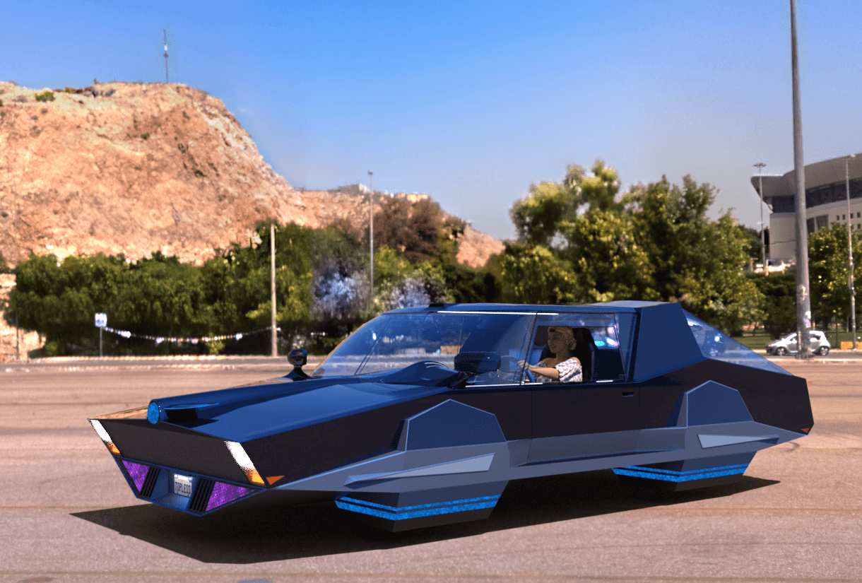 Becca in the Hover TeleQuark 3D Render, Digital Art by lukon