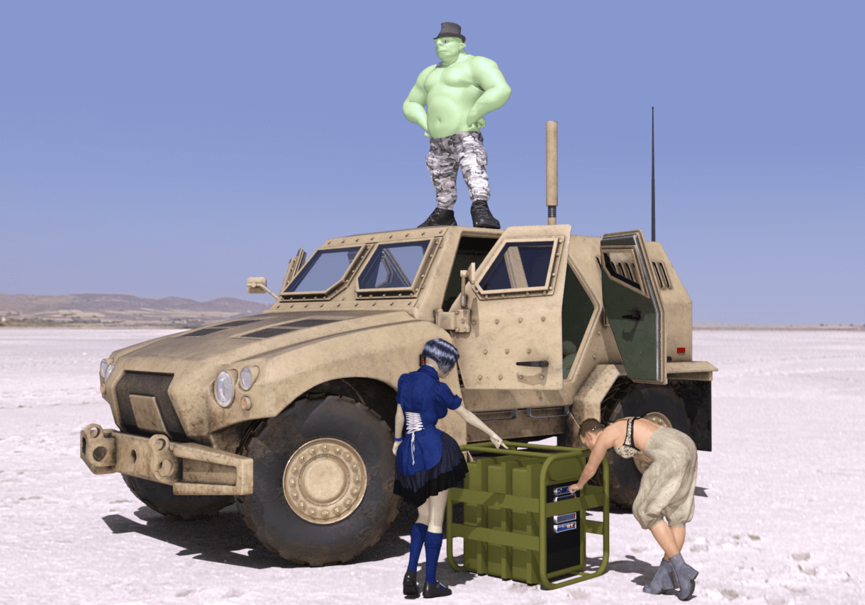 Doing It 3D Render, Digital Art by lukon