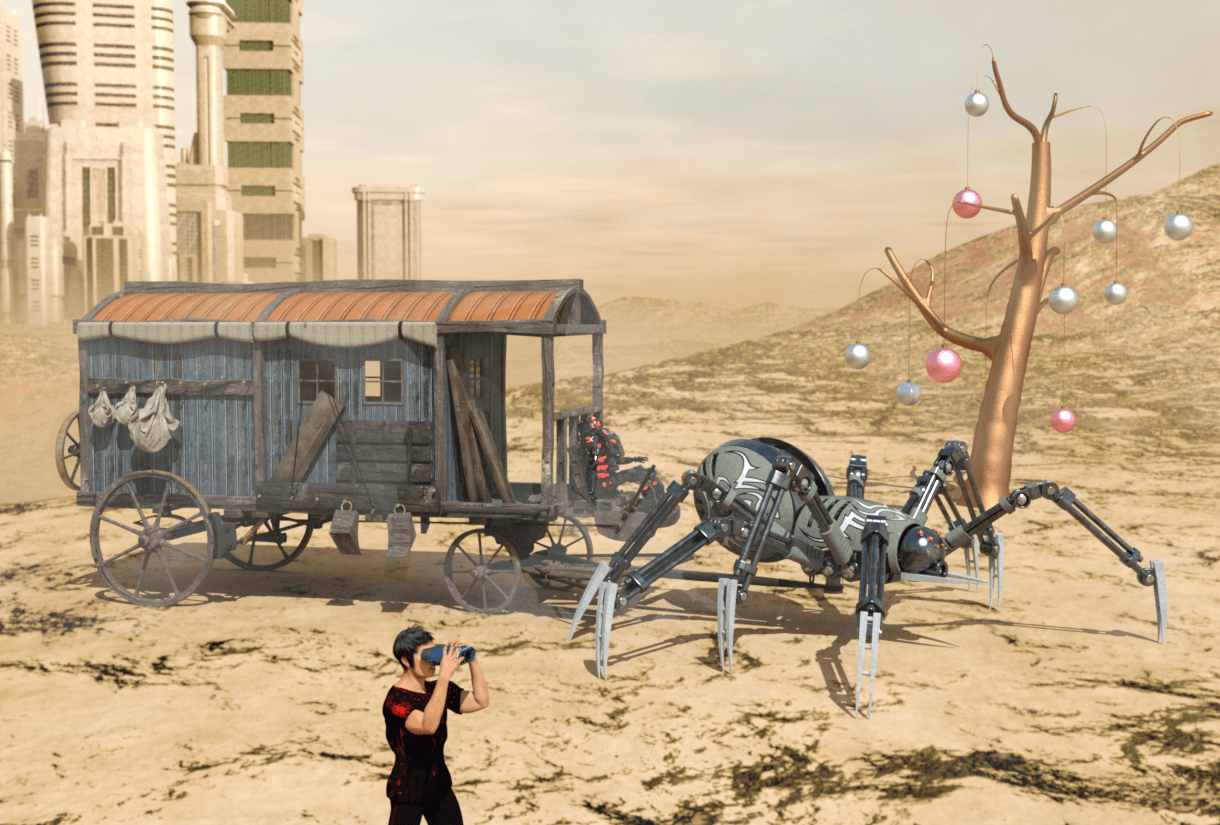 Quest Point 7 Attained 3D Render, Digital Art by lukon