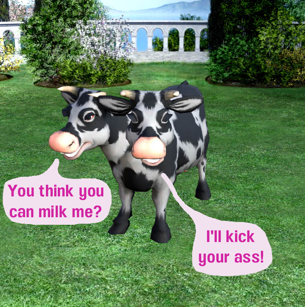 Spoonerism for Two-Headed Monster 3D Render, Digital Art by lukon