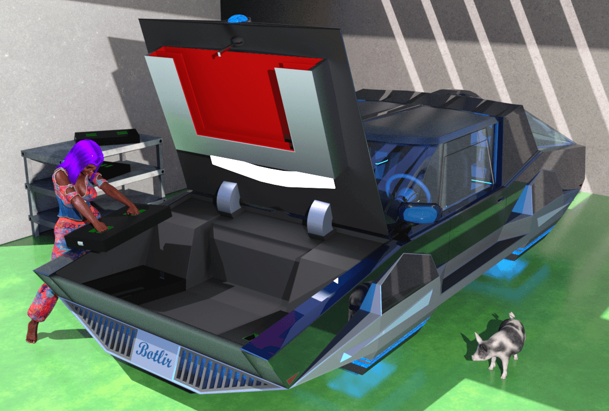 Time Ta Swap Batteries 3D Render, Digital Art by lukon