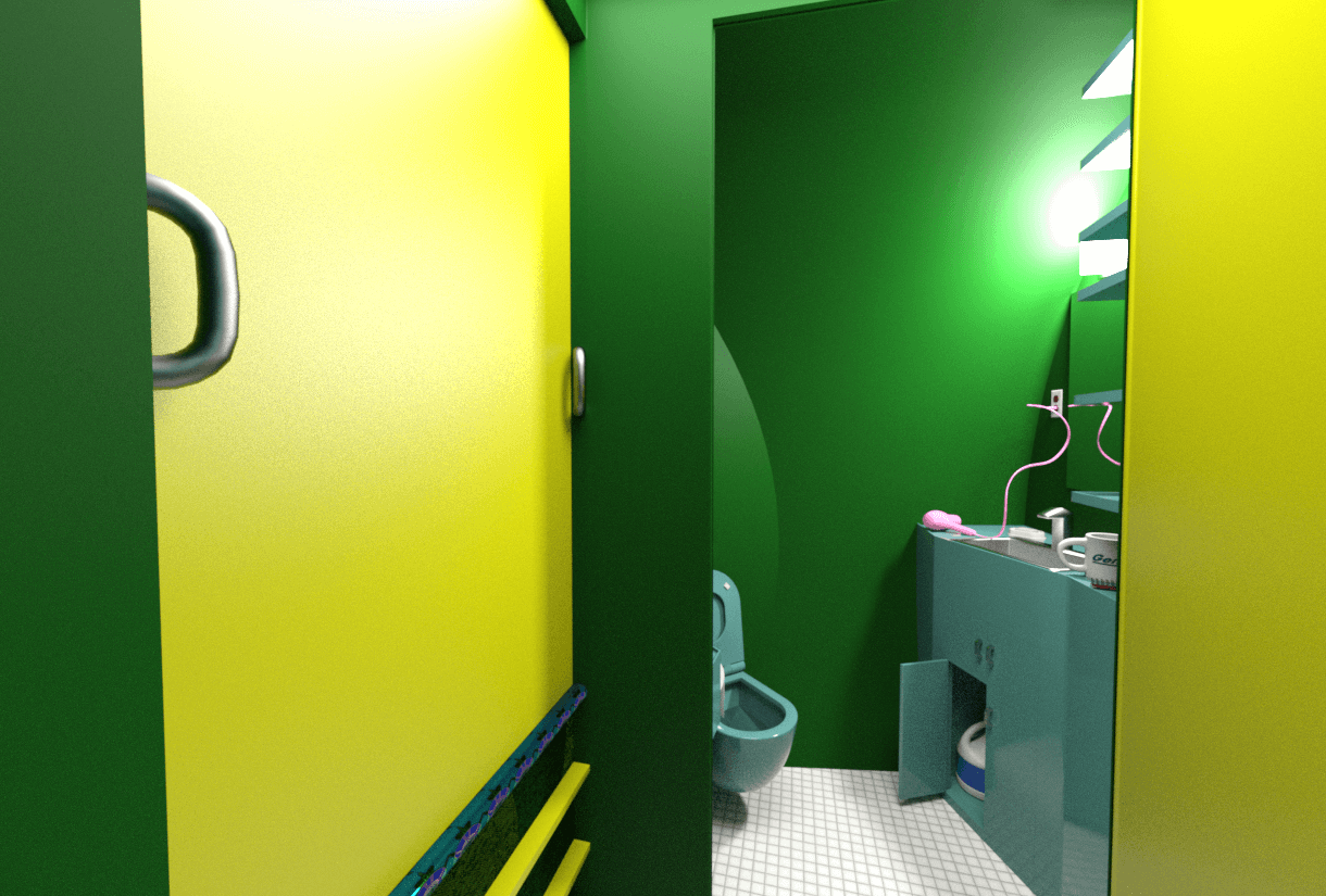 Trudy's Visitor 3D Render, Digital Art by lukon