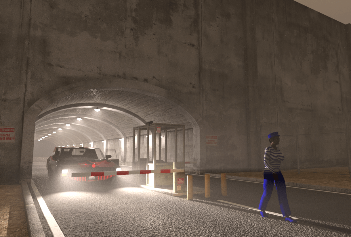 Where's the Attendant? 3D Render, Digital Art by lukon