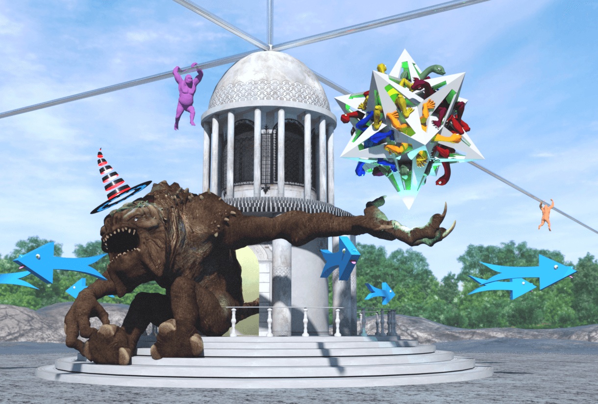 Your Appeals to Faith Do Not Scare Me 3D Render by lukon