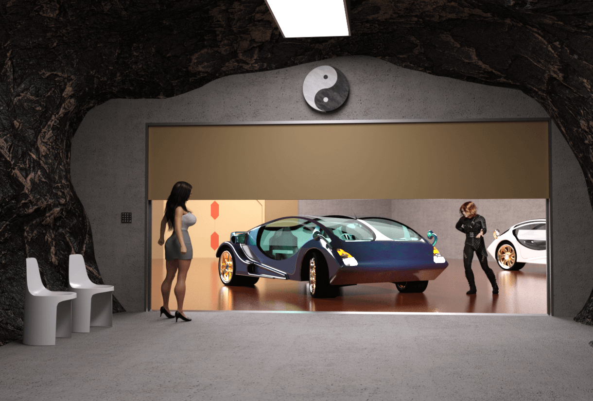 Your Quail is Ready, Madam 3D Render, Digital Art by lukon