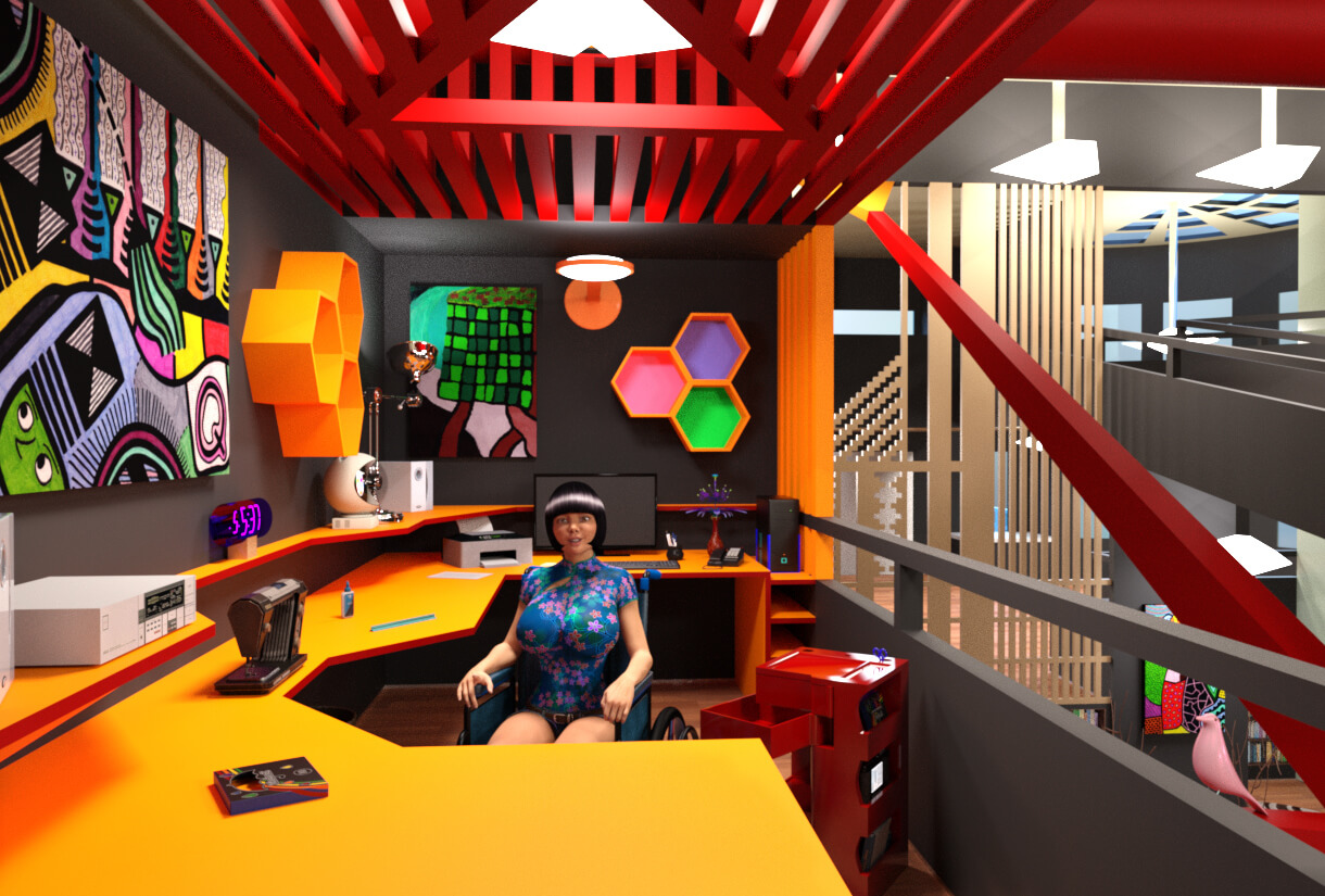 Lamp, Swing Arm, Clutch Joint, Ricaxe, V2 Replacing V1 - Free 3D Model by lukon